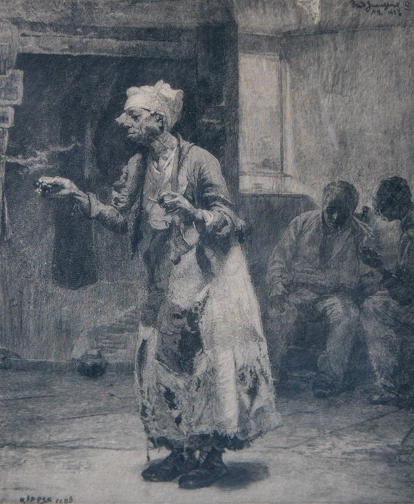 Friedrich Jüngling (1846-1889) [RA 1884-1889] : Copy after tattered and ...