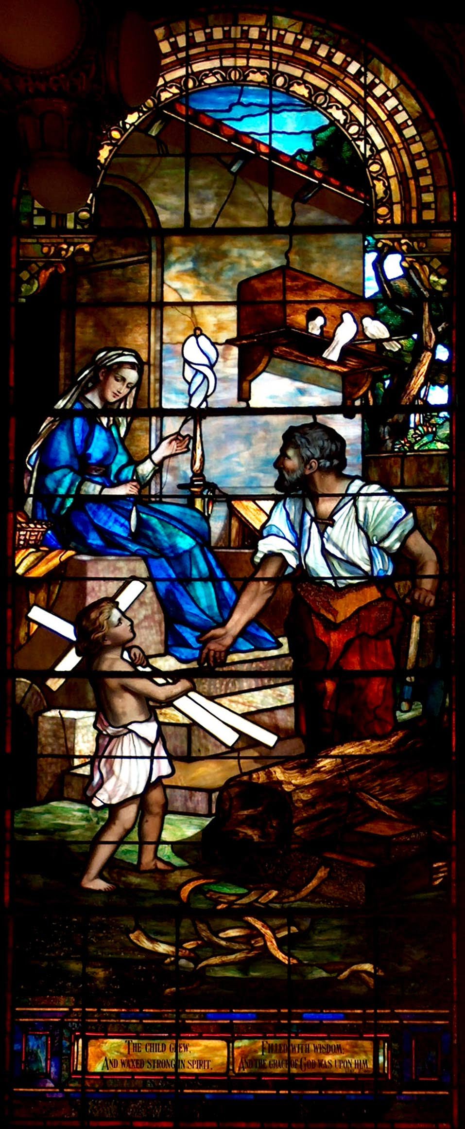 Frederick Stymetz Lamb (1862-1928) [NM] : Translucent photo of window 3 ...