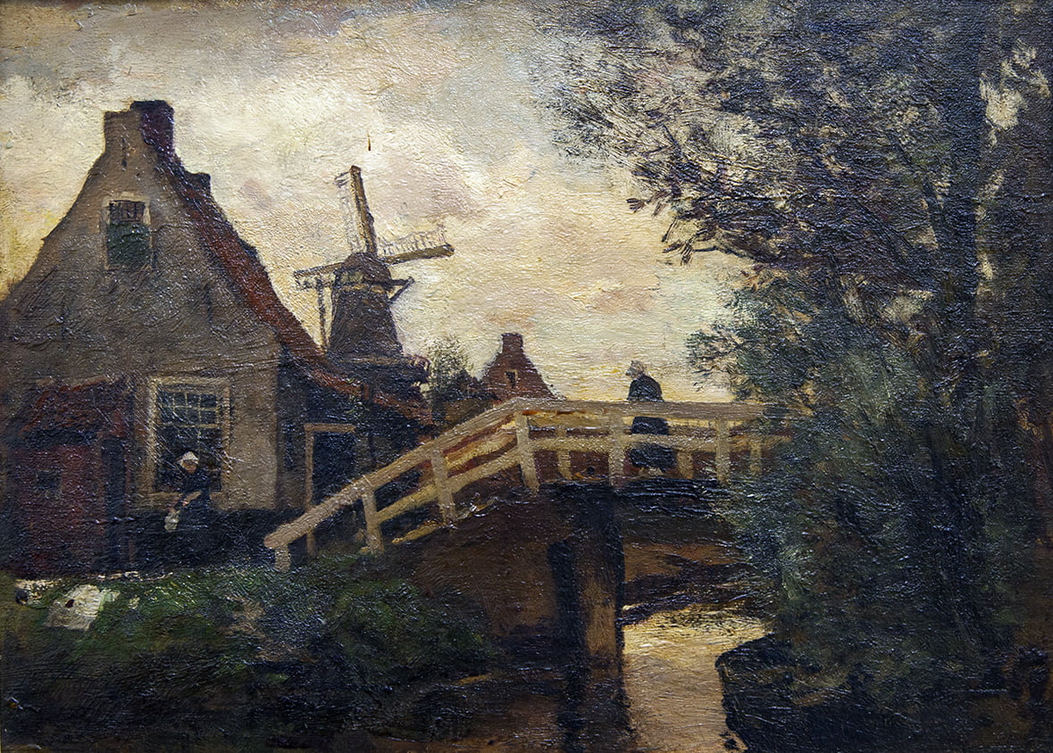 Harry Grant Williamson (1866-1937) [RA 1905-1937] : Dutch scene, 1907 ...