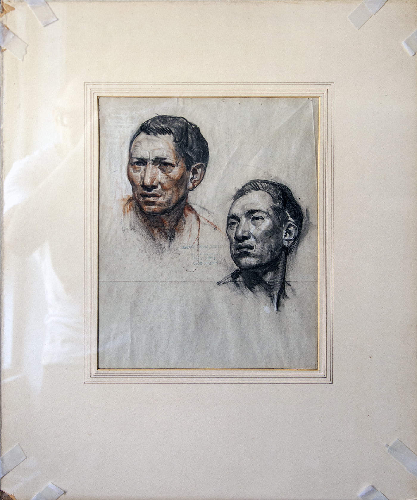 (Charles) Dean "Dan" Cornwell (1892-1960) [RA 1926-1960] : Two heads ...