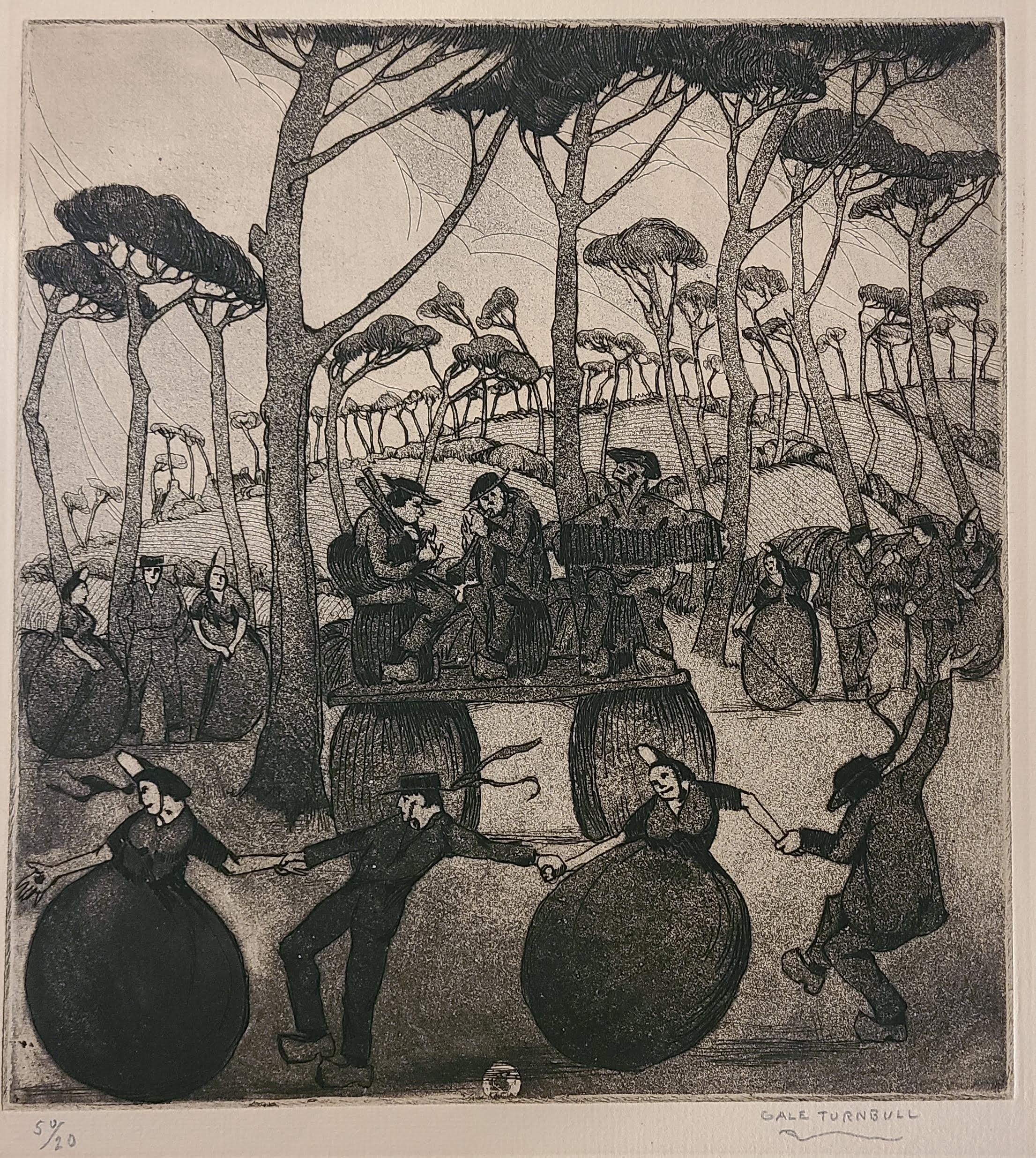 (Daniel) Gale Turnbull Jr (1886-1964) [RA ca.1950-1964] : Festival, ca ...