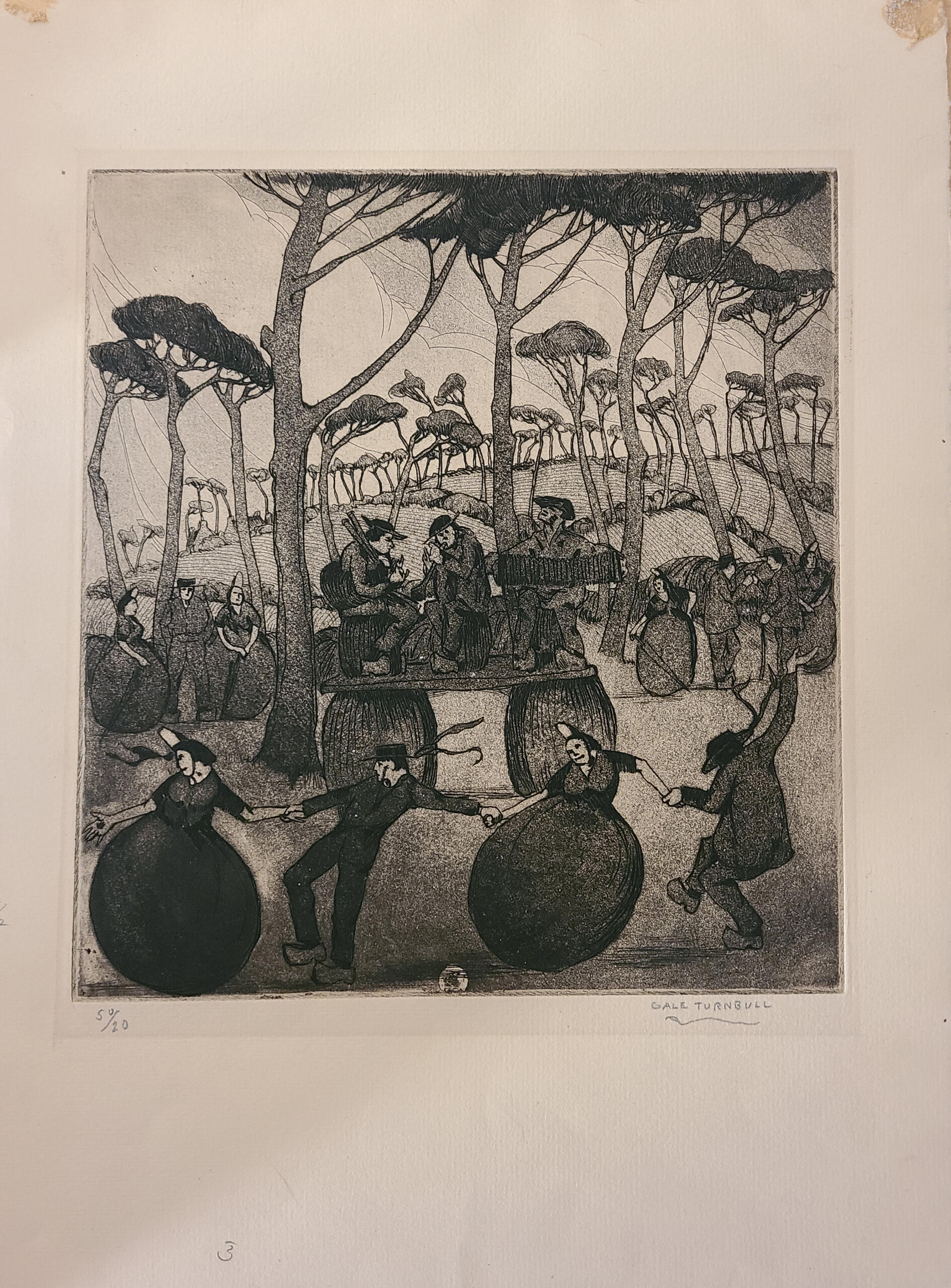 (Daniel) Gale Turnbull Jr (1886-1964) [RA ca.1950-1964] : Festival, ca ...