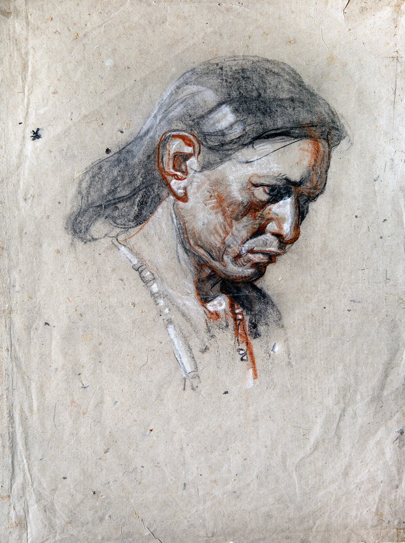 (Charles) Dean "Dan" Cornwell (1892-1960) [RA 1926-1960] : Bust of a ...
