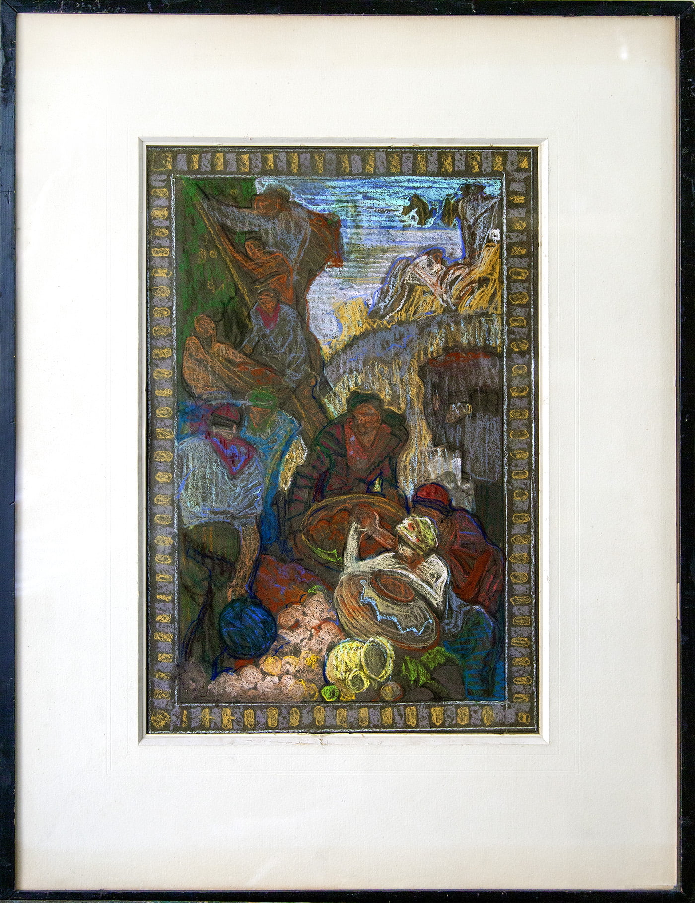 (Charles) Dean “Dan” Cornwell (1892-1960) [RA 1926-1960] : Mural study ...