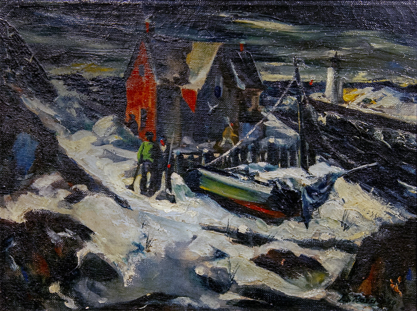 Joseph "Joe" Oreste Rossi (1918-2003) [RA 1950-2003] : Marine winter ...