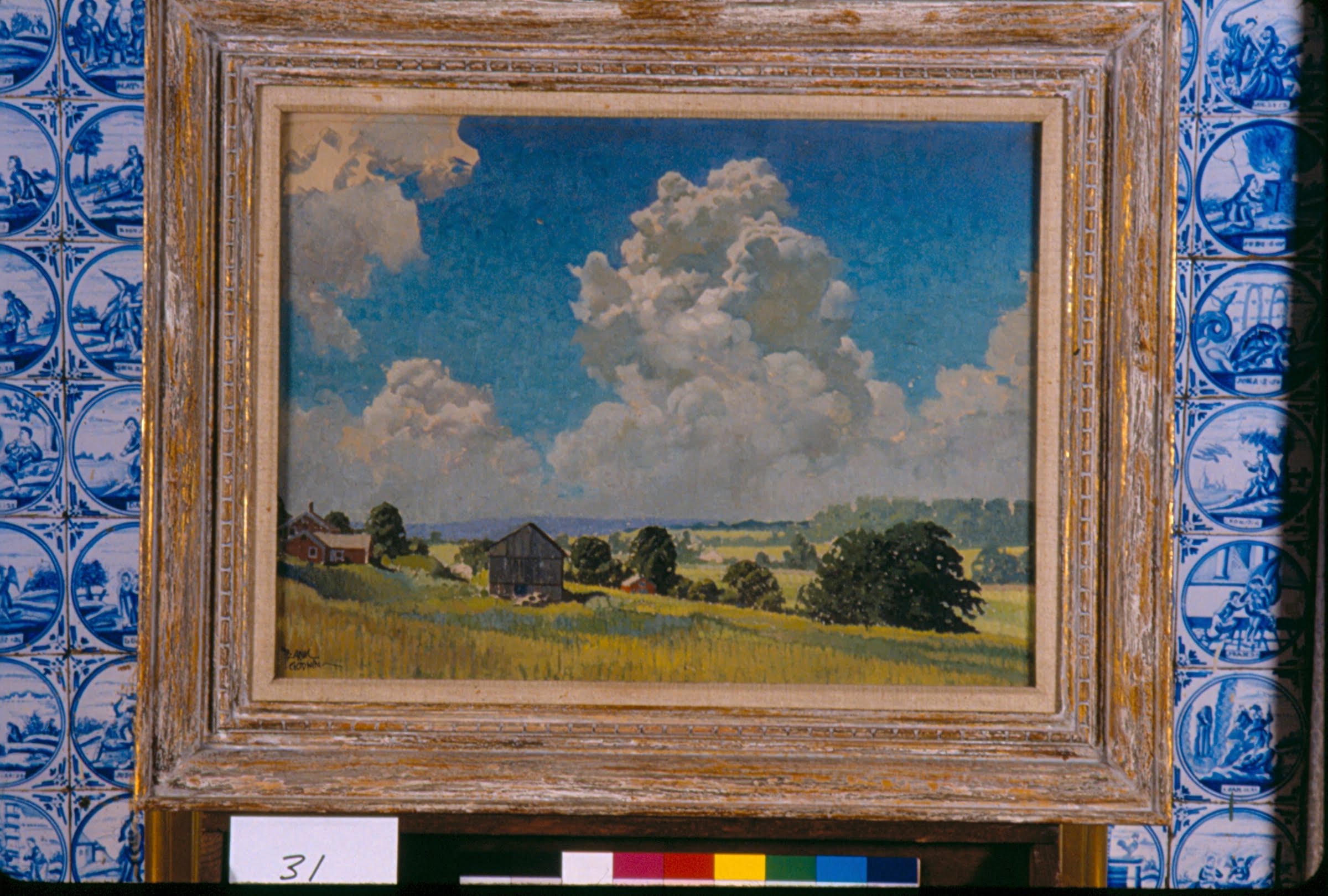 Frank (Francis) Godwin (1889-1959) [RA 1935-1959] : Landscape, ca.1910 ...