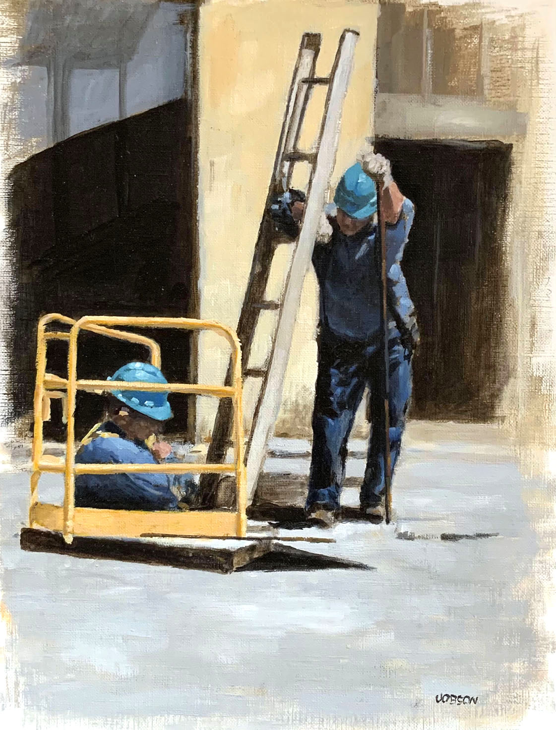 William Jobson [RA 2022] : Wall Street work, 2021. | Salmagundi Club