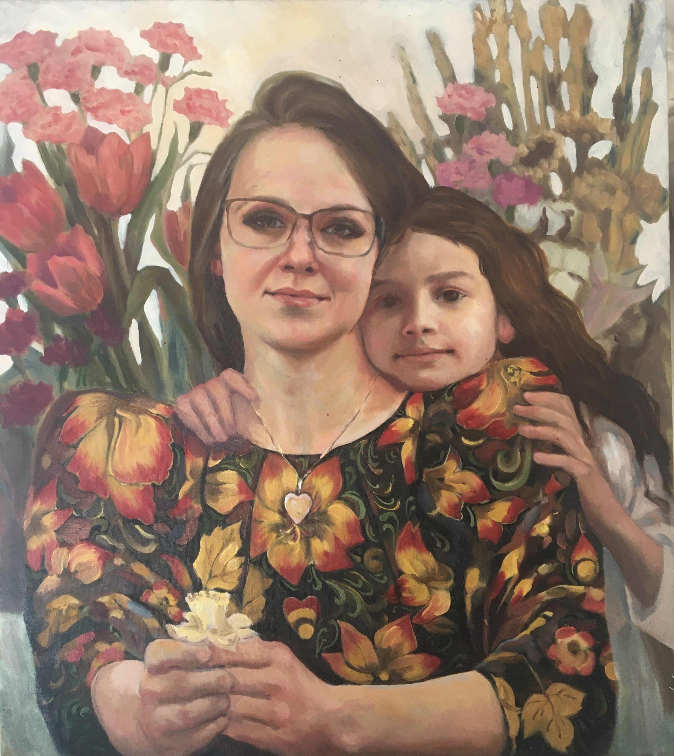 Tatiana Mitra [JR RA 2016] : Self portrait with her daughter, after ...