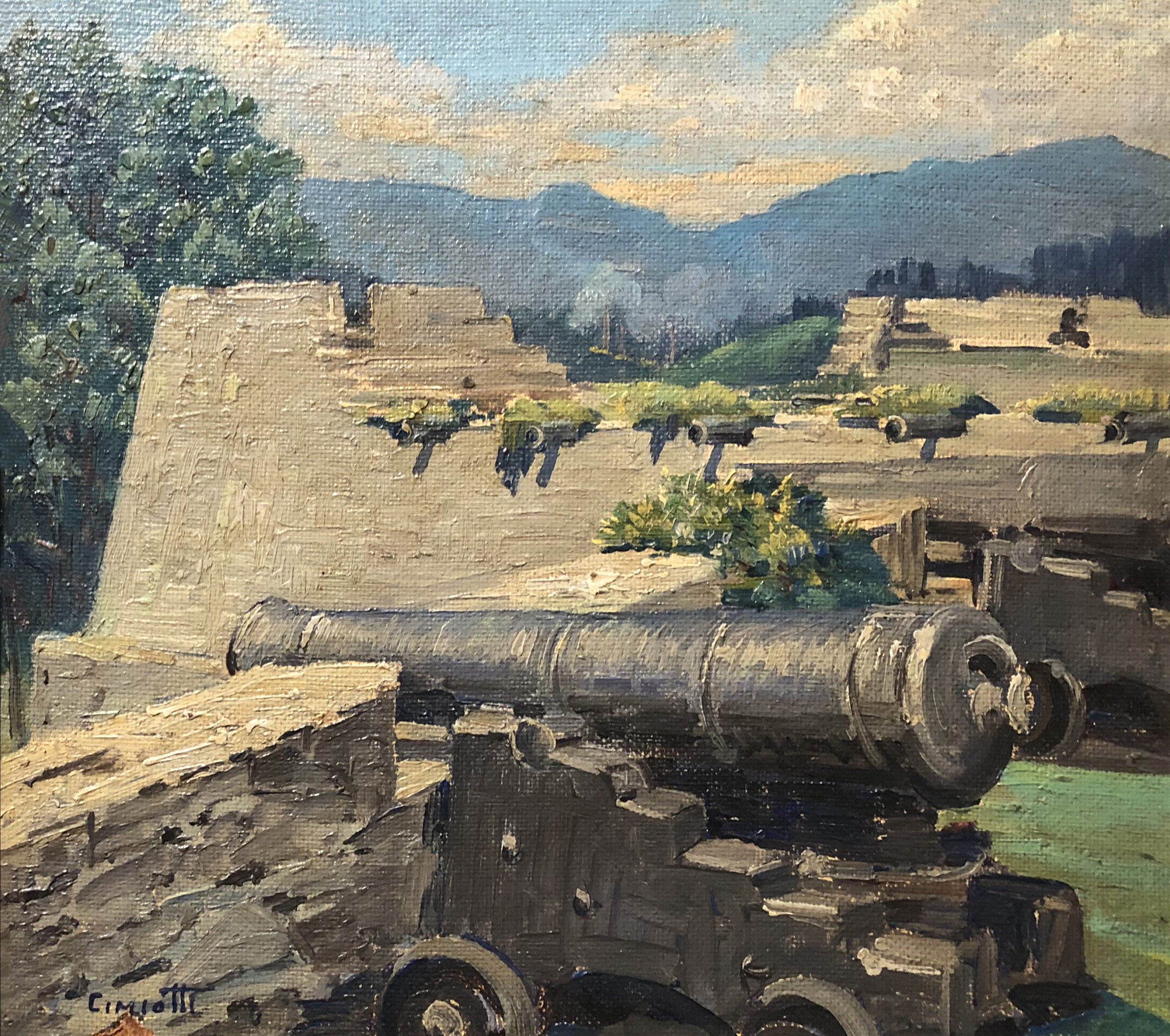 Gustave Cimiotti Jr (1875-1969) [H RA 1908-1969] : Fort Ticonderoga ...