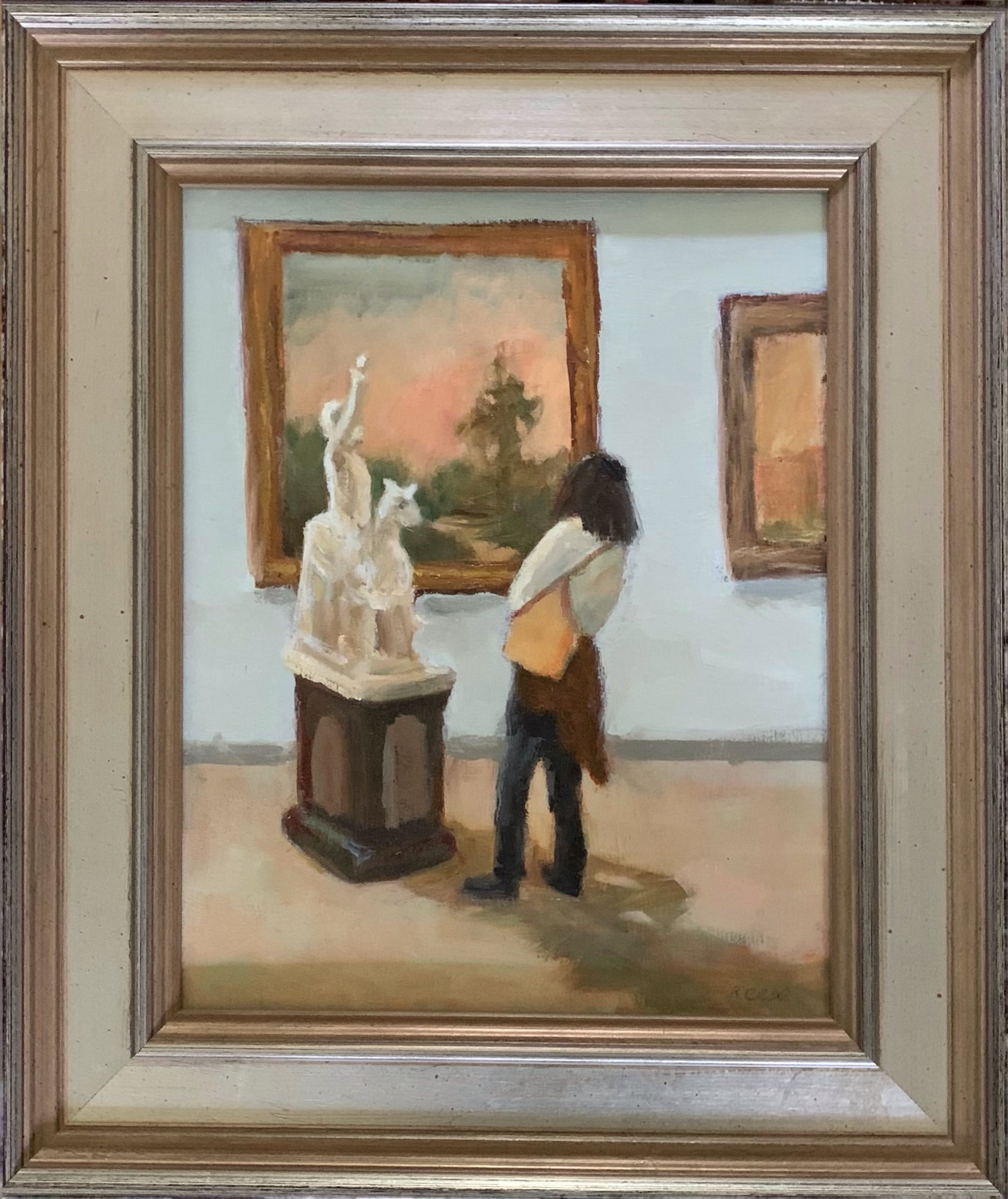 Pamela Reese [NRA 2008] : Contemplating, 2021. | Salmagundi Club