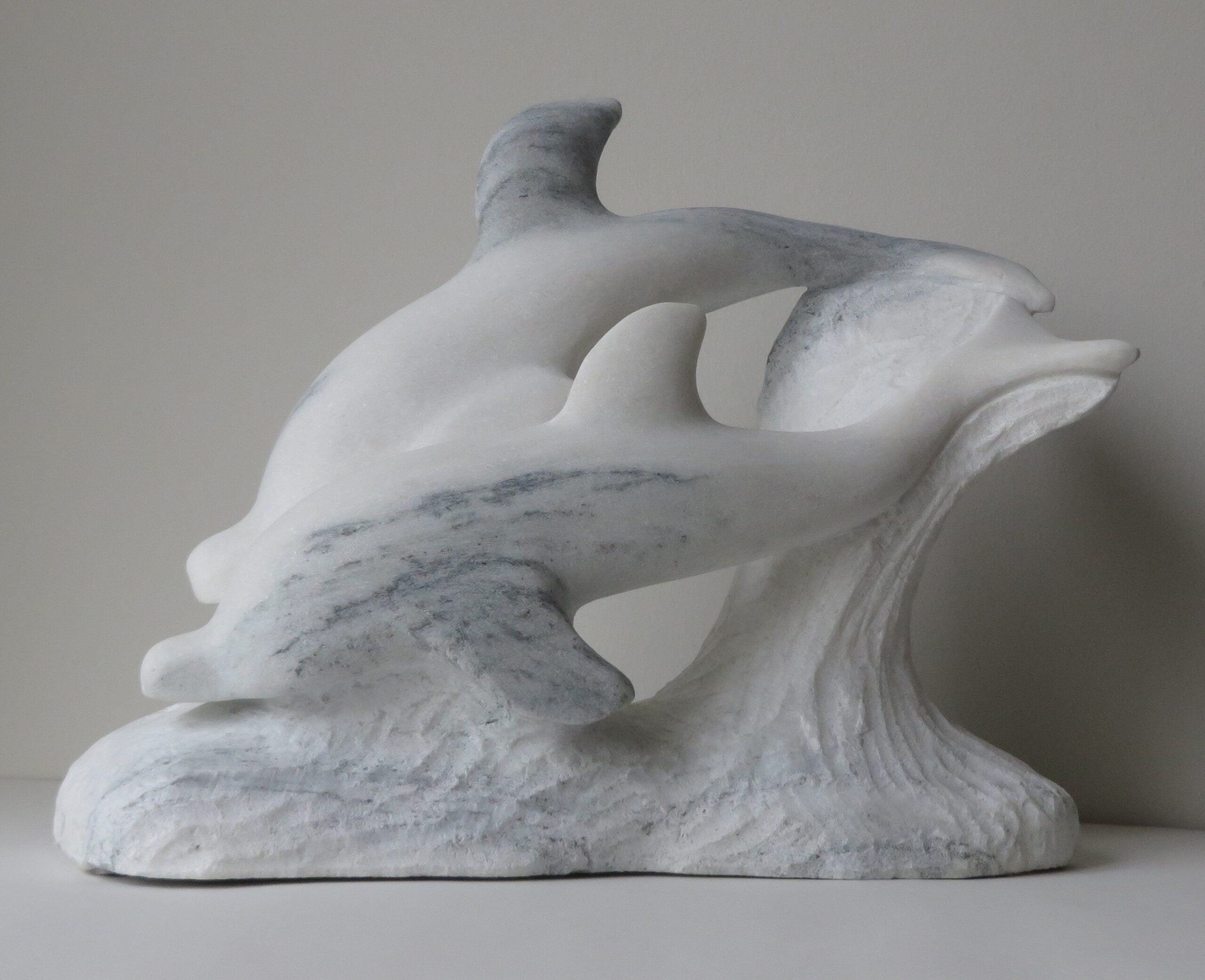 Lou Lalli [EM 2010] : Two dolphins, 2021. | Salmagundi Club