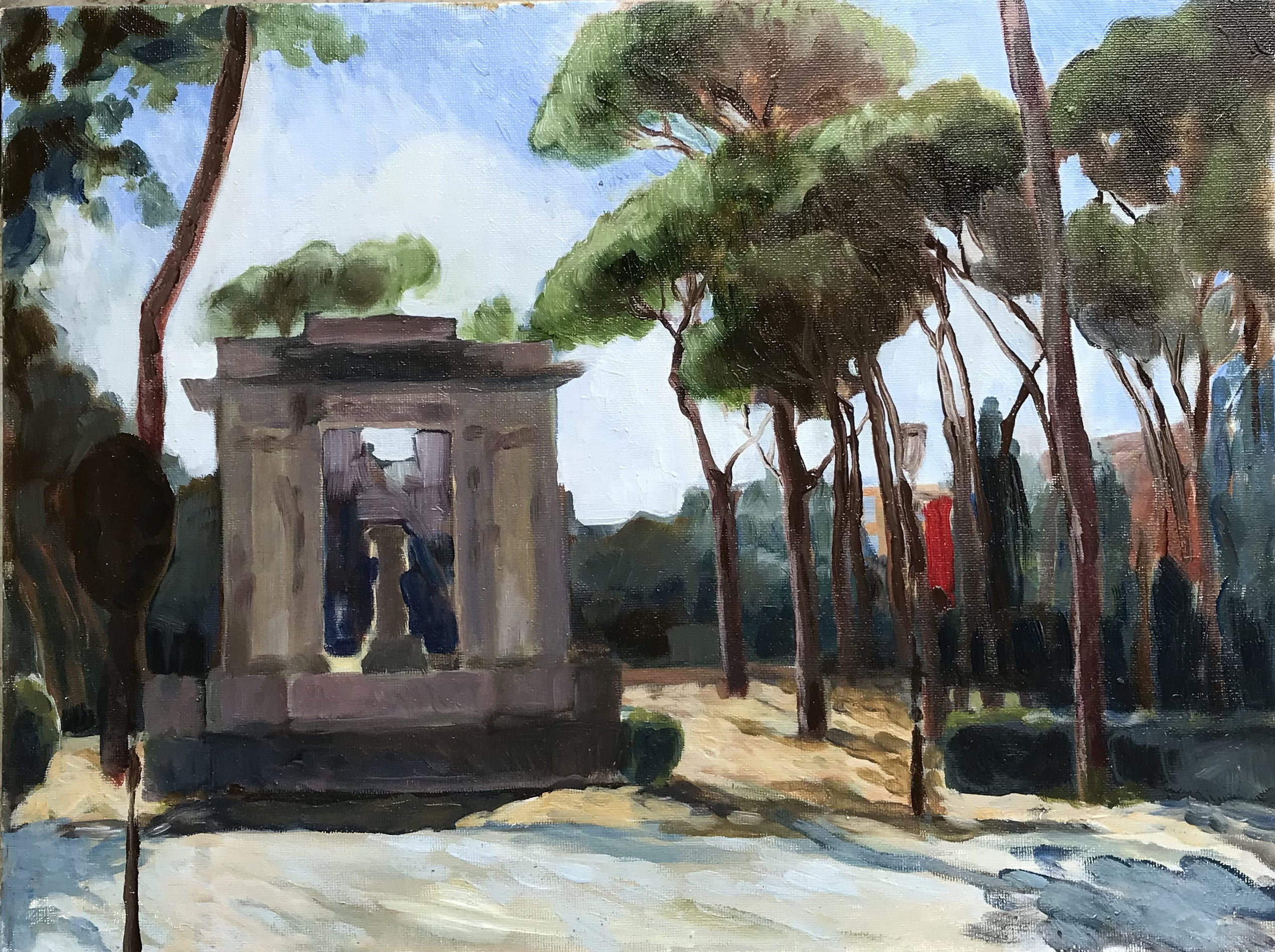 Tatiana Mitra [JR RA 2016] : Borghese park, 2021. | Salmagundi Club