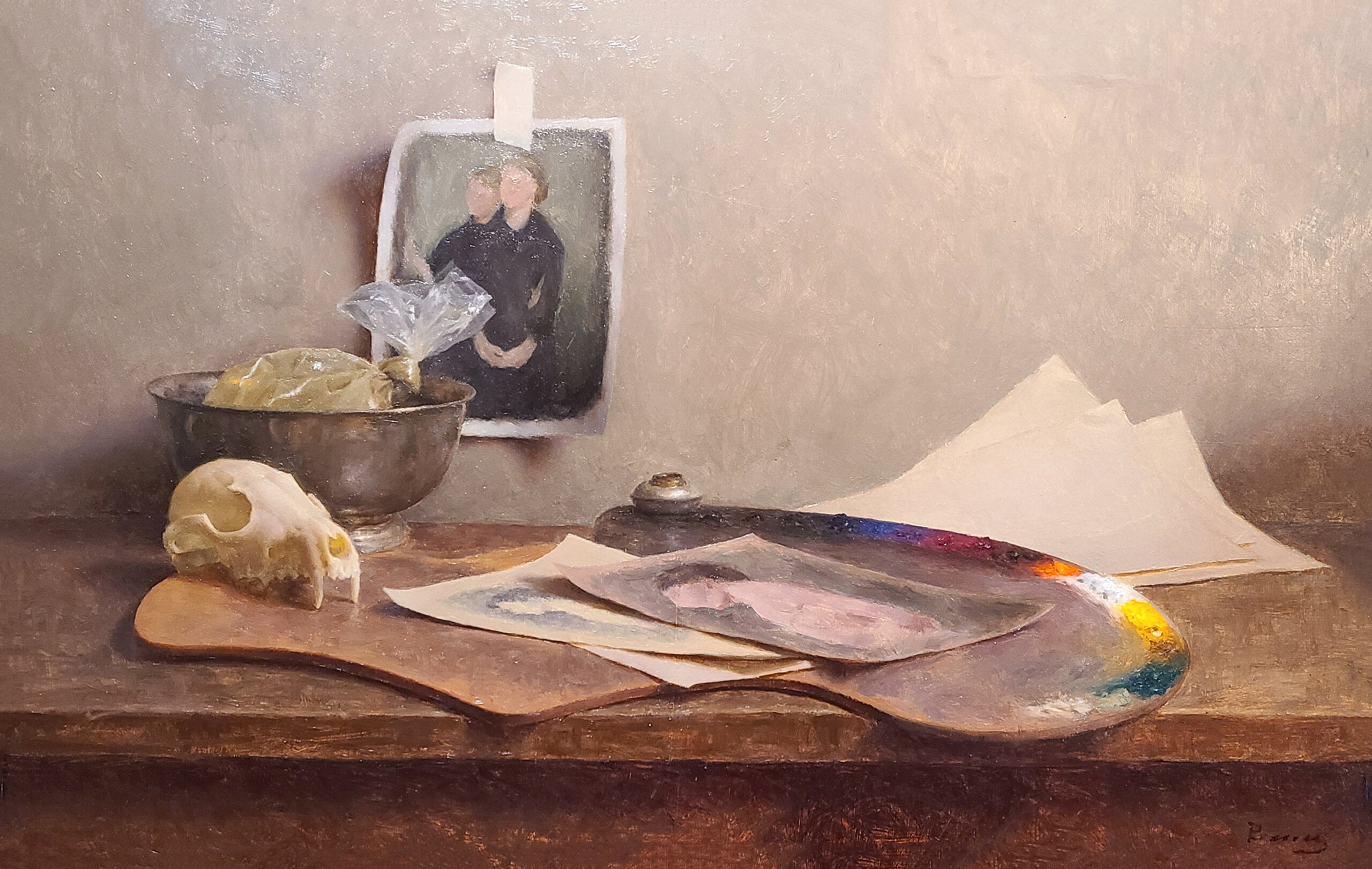 Tyler Berry [SCH RA 2021] : The artist's studio, 2021. | Salmagundi Club