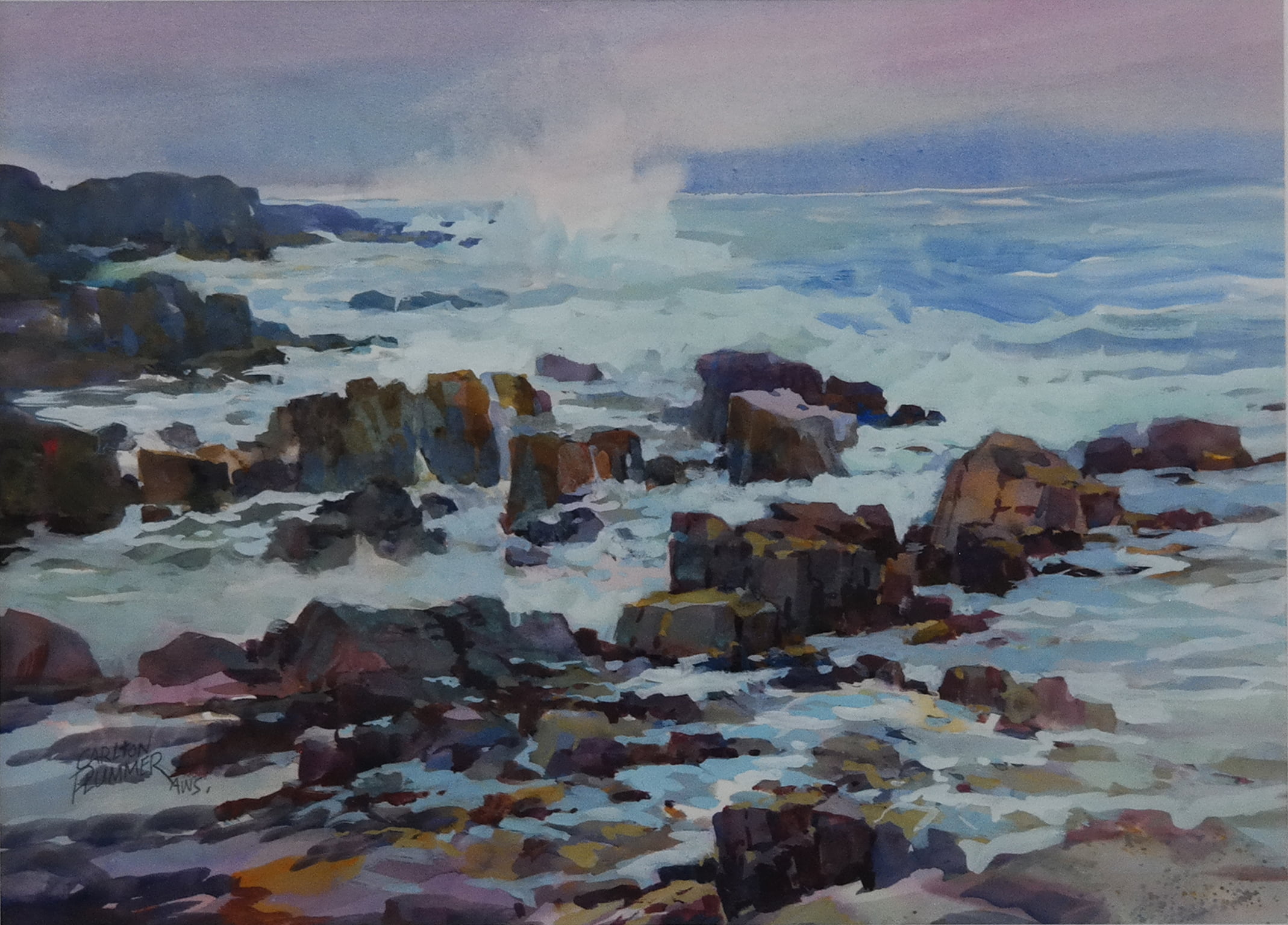 Carlton Plummer [NRA, EM 1976 - 2020] : Rising Surf, 2022. | Salmagundi ...