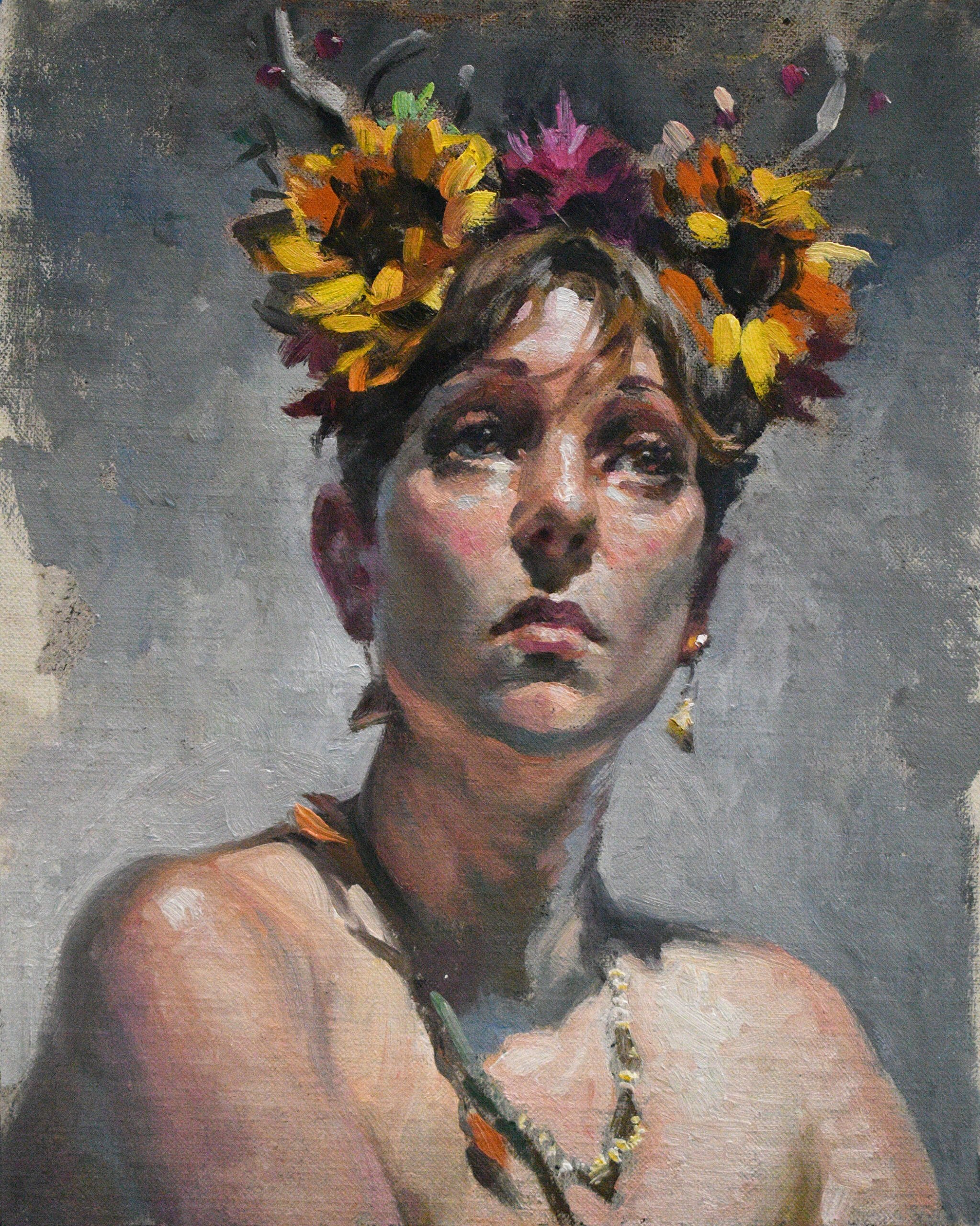 Garin Baker [NRA 2019] : Tara with head dress, 2022. | Salmagundi Club