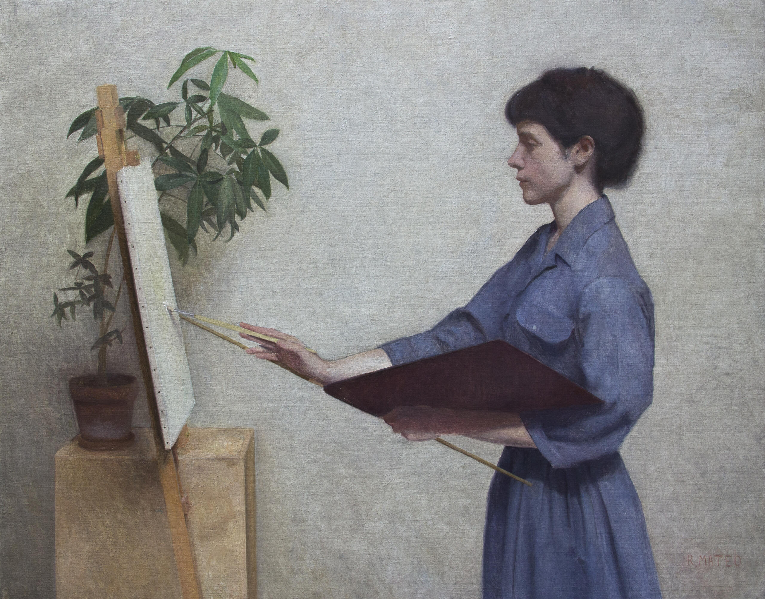 Rodrigo Mateo [NRA 2021] : The painter at work, 2020. | Salmagundi Club