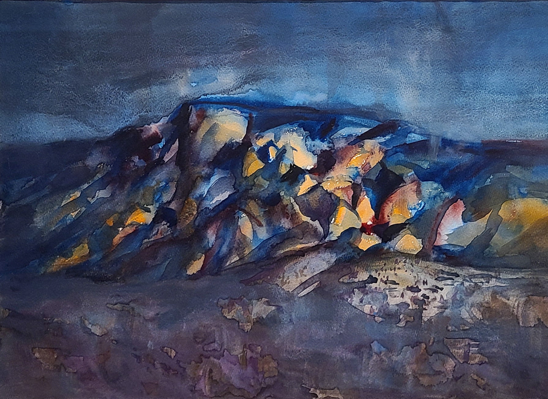 Lumen Martin Winter (1908-1982) [RA 1950-1982] : Jemez Mountains #2 ...