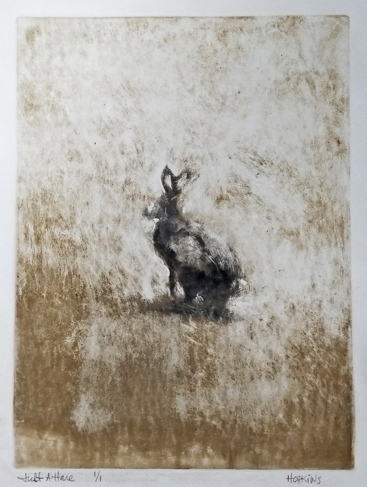 Julie Hopkins [NRA 2009] : Just a hare, 2020. | Salmagundi Club