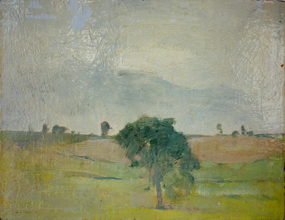 Søren Emile “Emil” Carlsen (1848-1932) [RA 1903-1932] : Landscape with ...