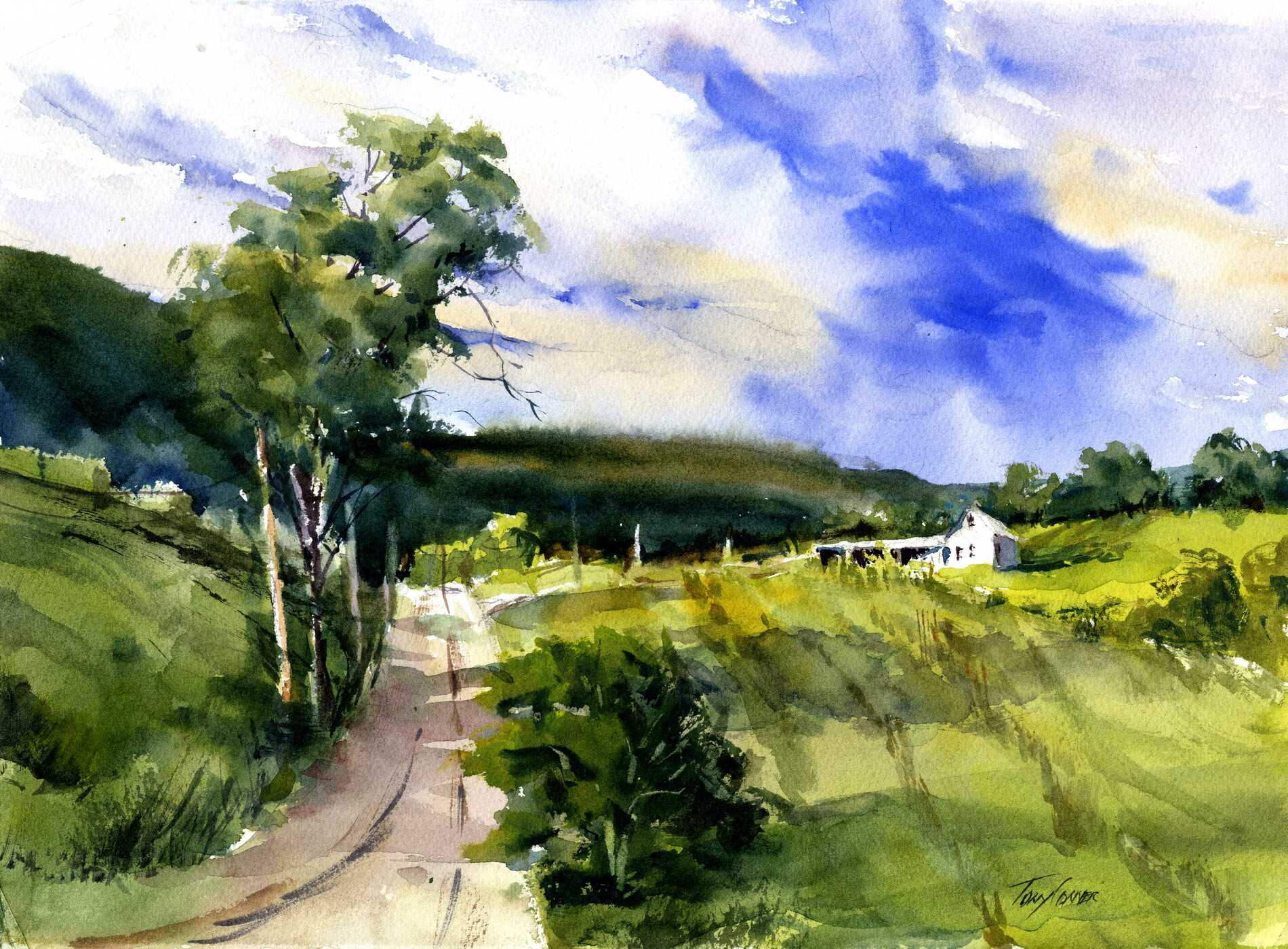 Tony Conner [NRA 2014] : Blairtown homestead, 2022. – salmagundi.org