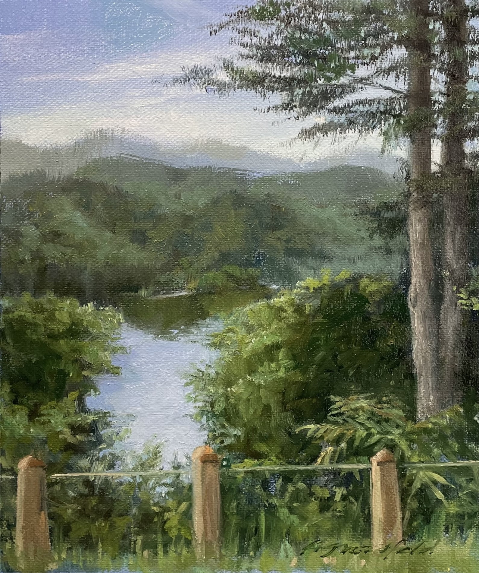 Katherine Grossfeld [NM] : River's bend, 2022. | Salmagundi Club