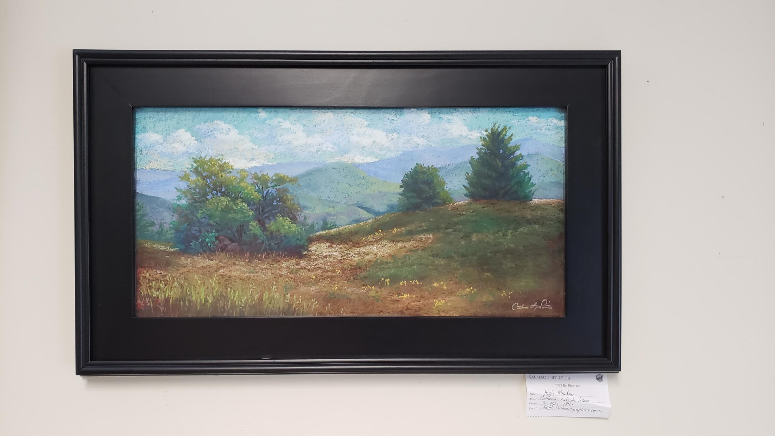 Catherine LaPointe Vollmer [NM] : High meadow, 2022. | Salmagundi Club
