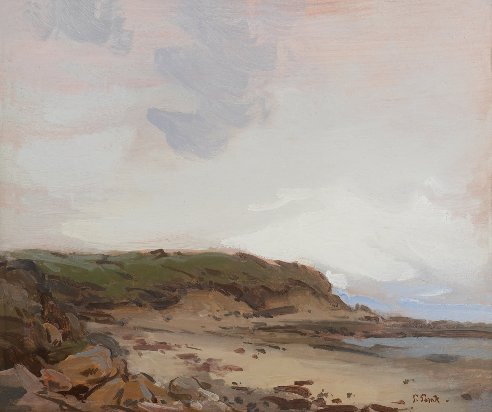 Thomas Torak [NRA 1991] : Low tide, Cape Cod, 2022. | Salmagundi Club