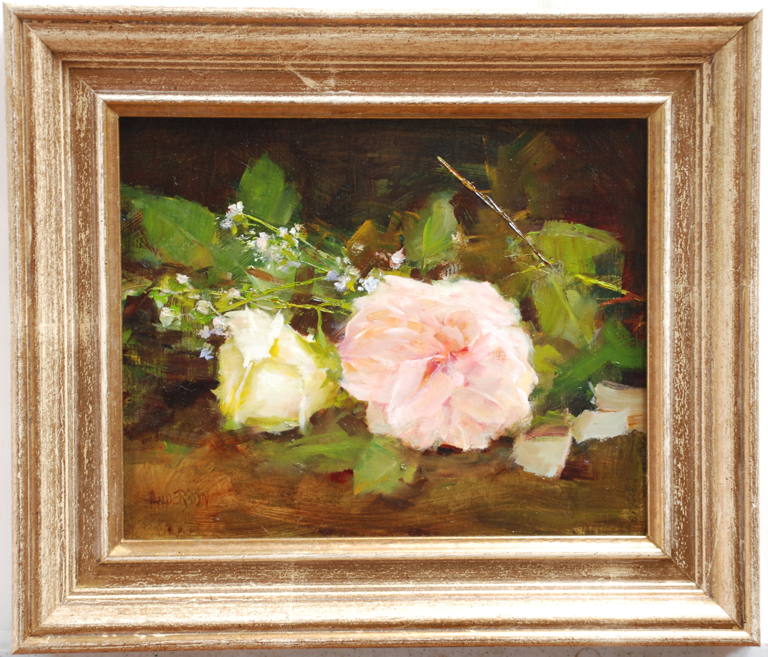 Kathy Anderson [NRA 2008] : Pink rose and baby's breath, 2022 ...