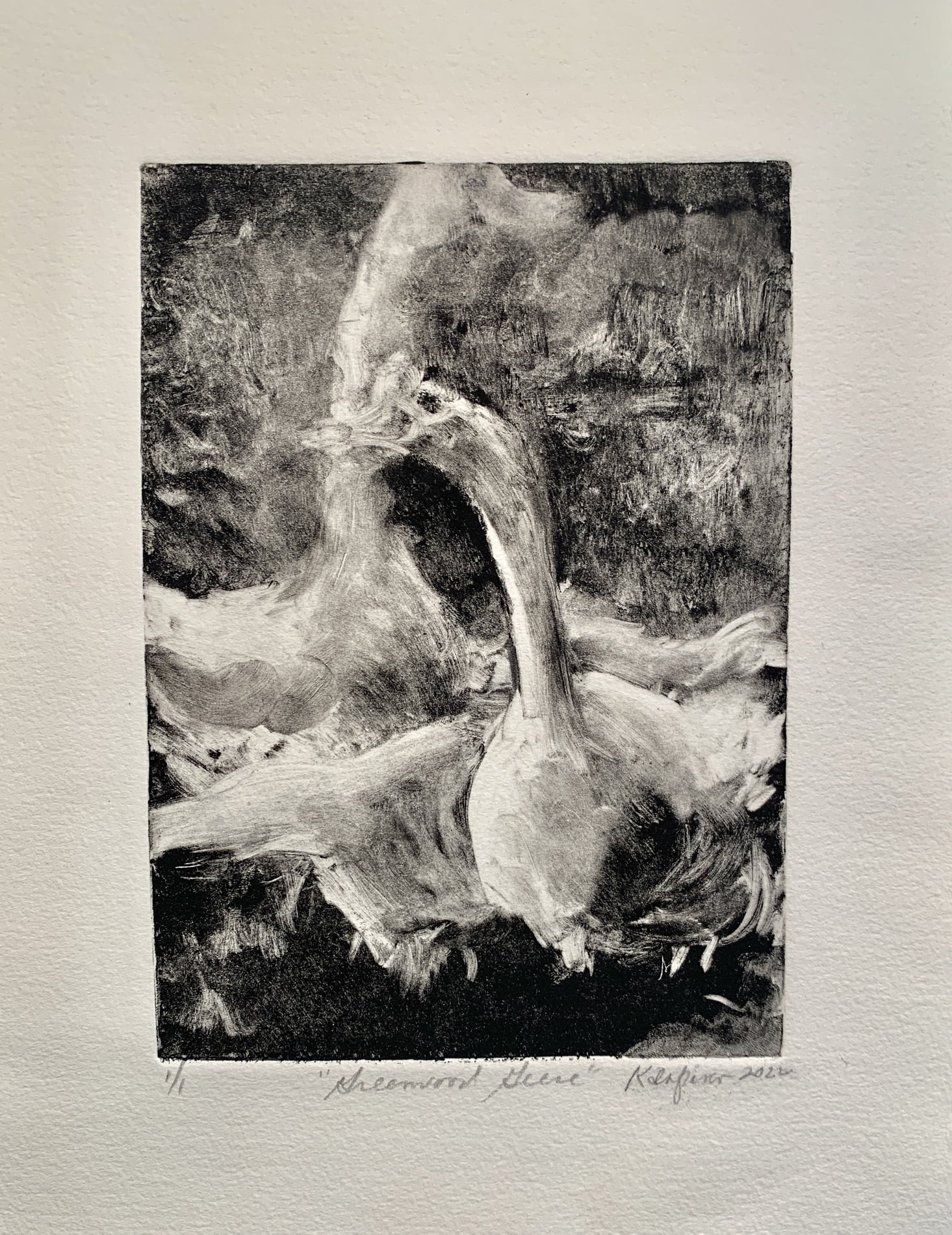 Karene Infranco [RA 2020] : Greenwood geese, 2022. | Salmagundi Club