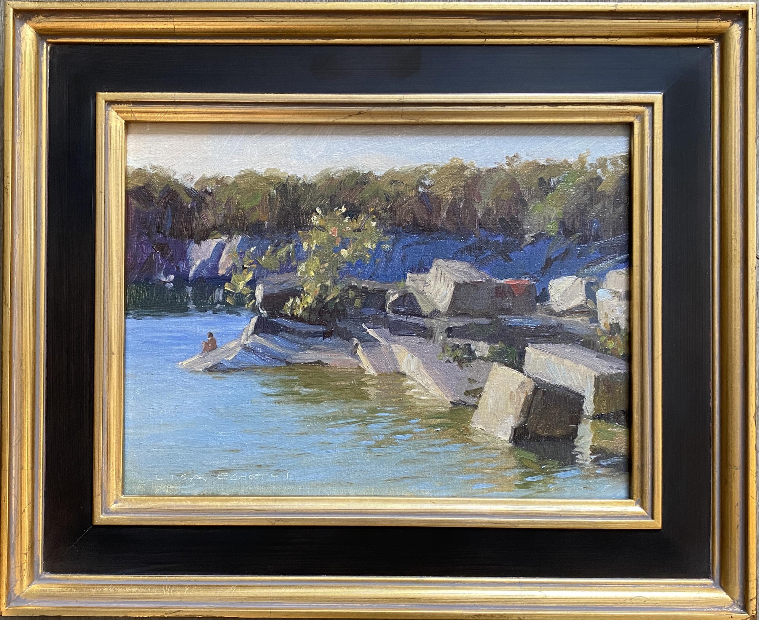 Lisa Egeli [NRA 2014] : Quarry swim, 2022. | Salmagundi Club