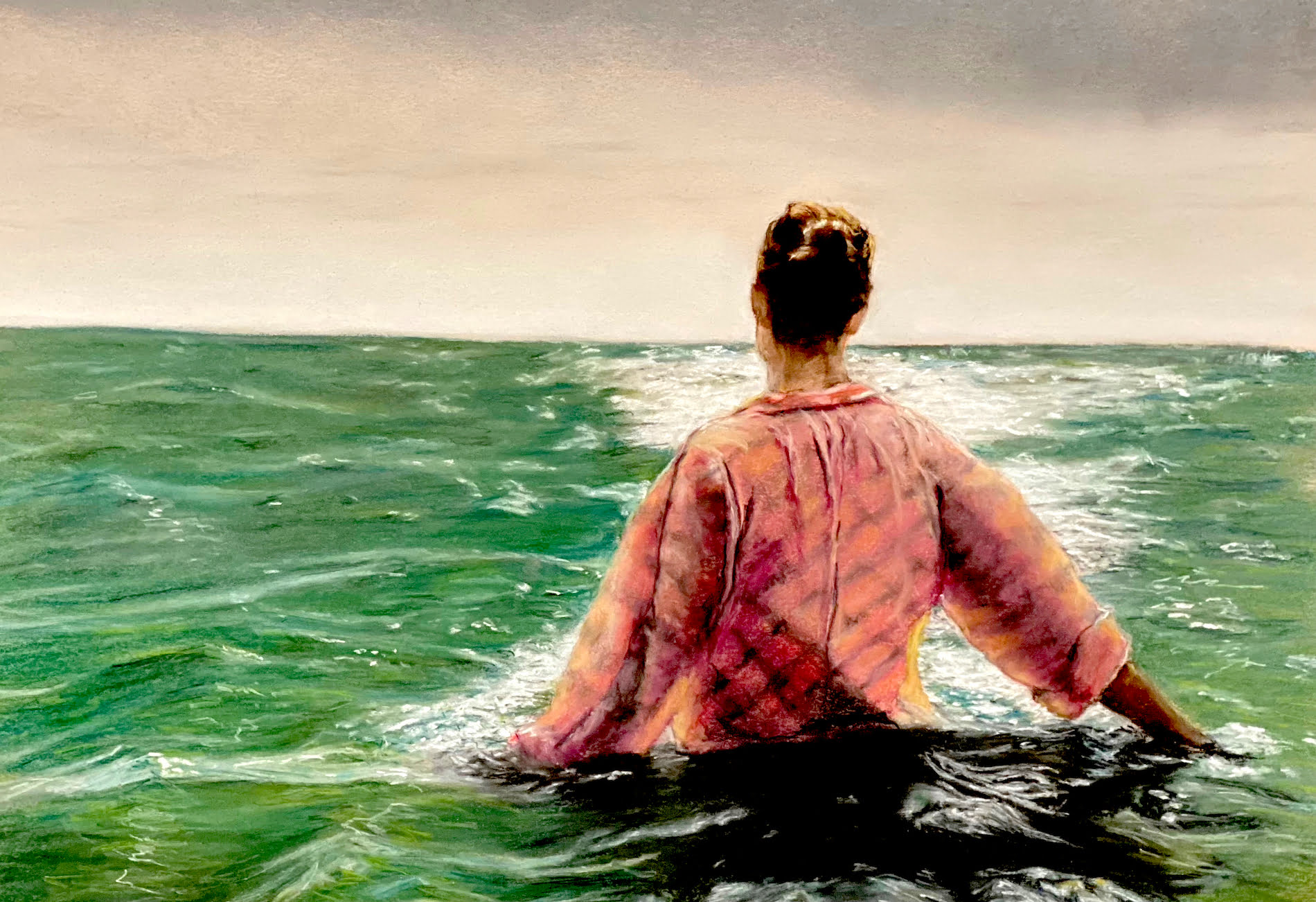 Joel Sobelson [NM] : Morning dip, 2022. | Salmagundi Club