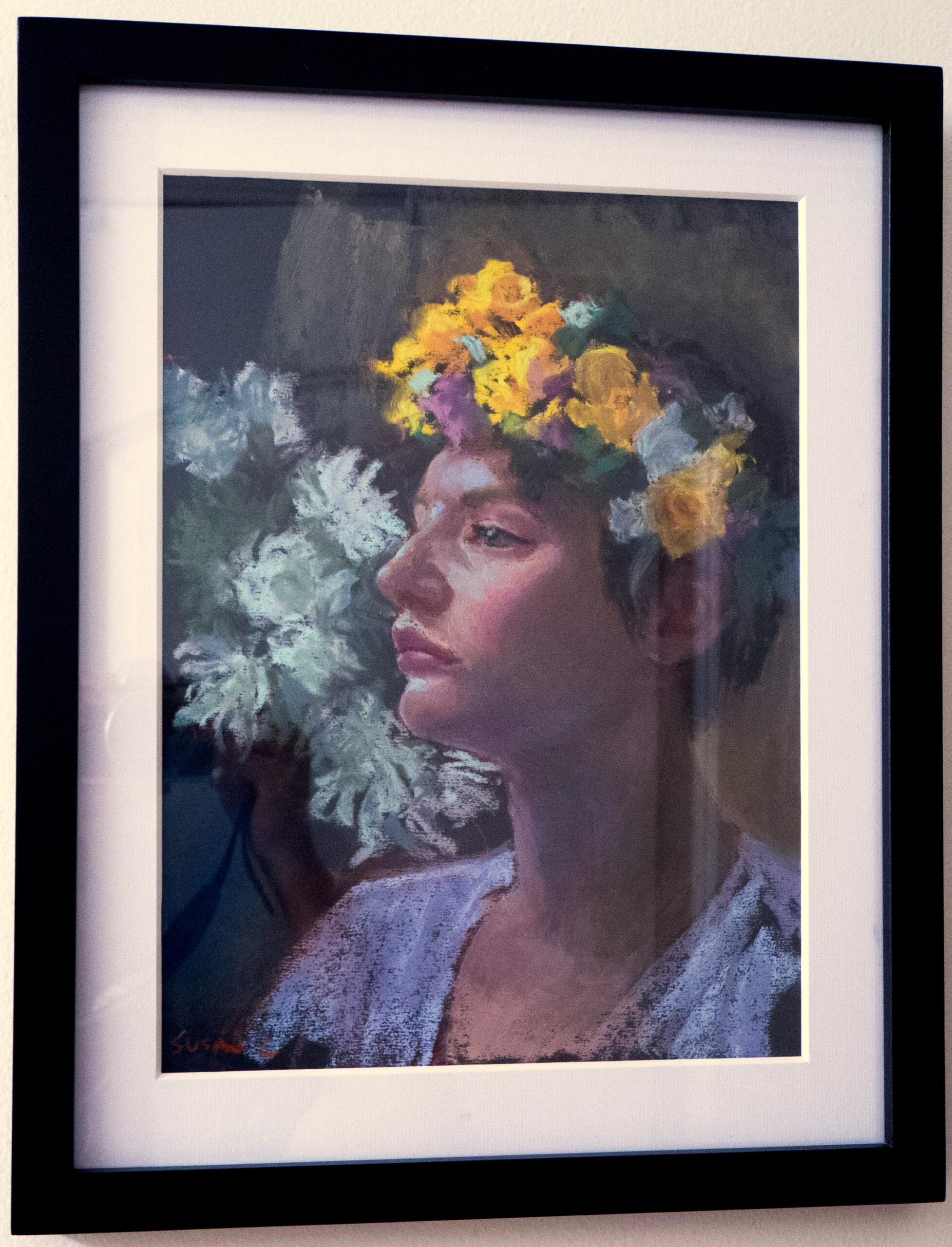 Shuk Lee [NRA 2020] : The lady with the wreath, 2022. | Salmagundi Club