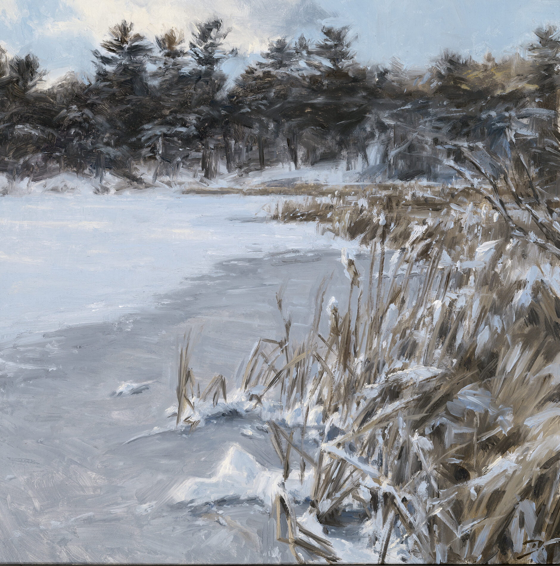 Doug Cowan [NM] : Chill January, 2022. | Salmagundi Club