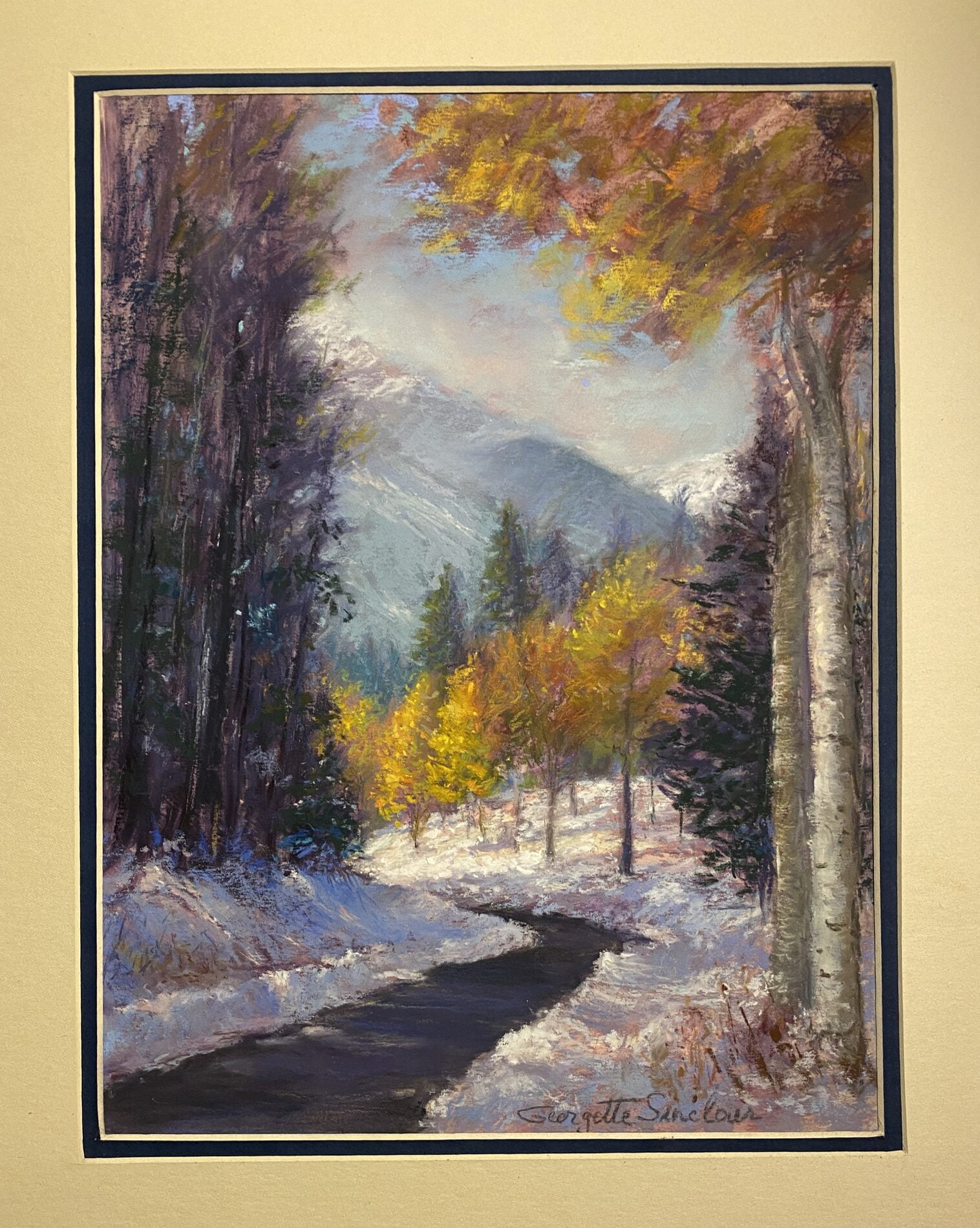 Georgette Sinclair [RA 2002] : One afternoon near Canadian Rockies ...