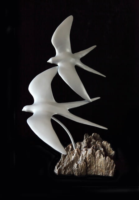 Cathy Ferrell [NRA 1989] : Skimming the treetops, 2020. | Salmagundi Club