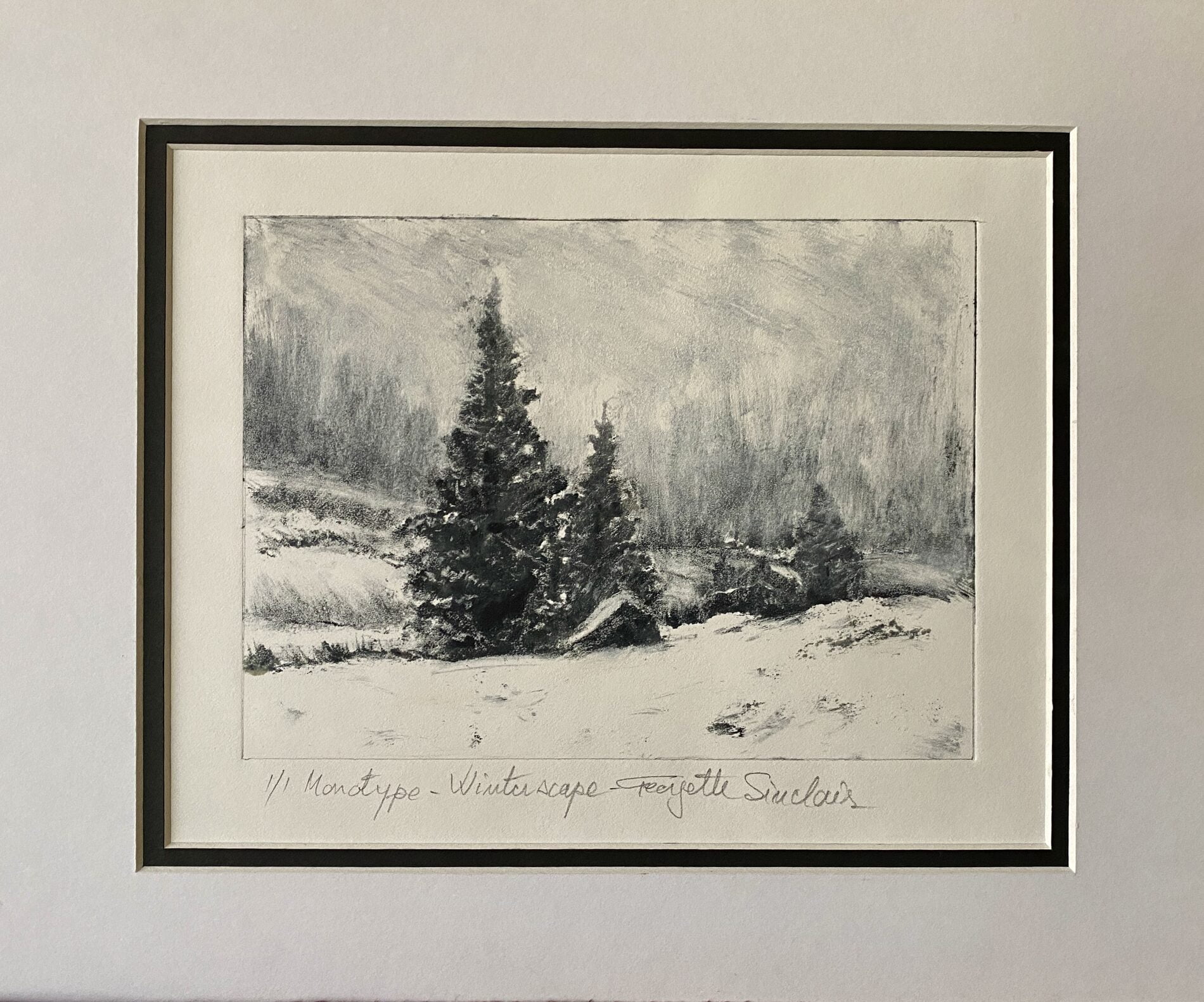 Georgette Sinclair [RA 2002] : VT winterscape, 2023. | Salmagundi Club