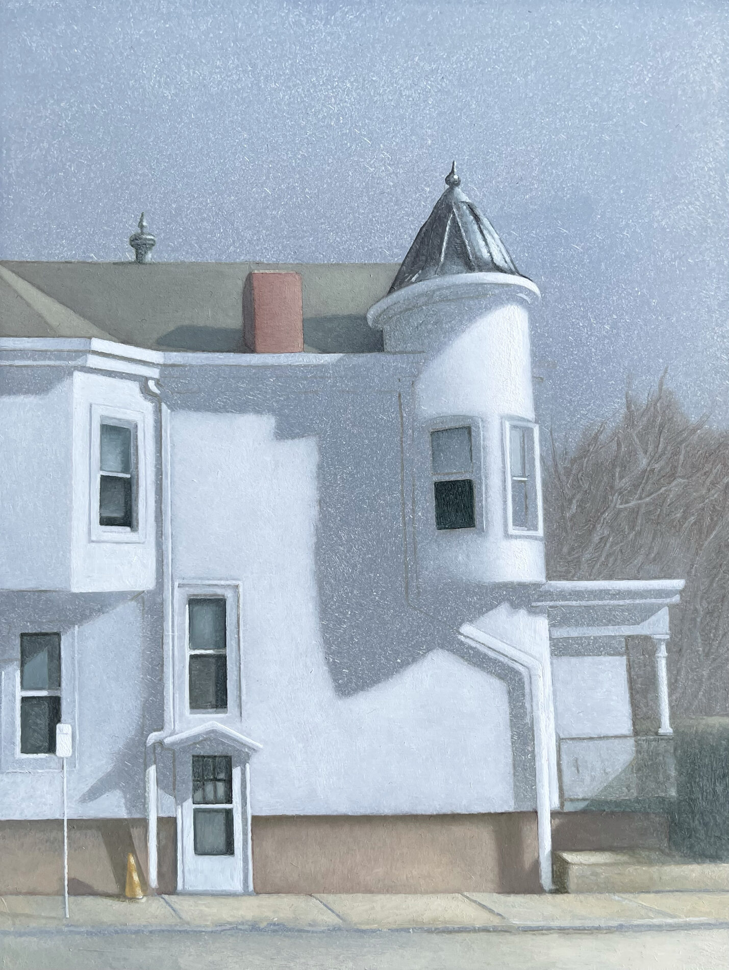 Tamalin Baumgarten [NM] : Urban castle study, 2023. | Salmagundi Club