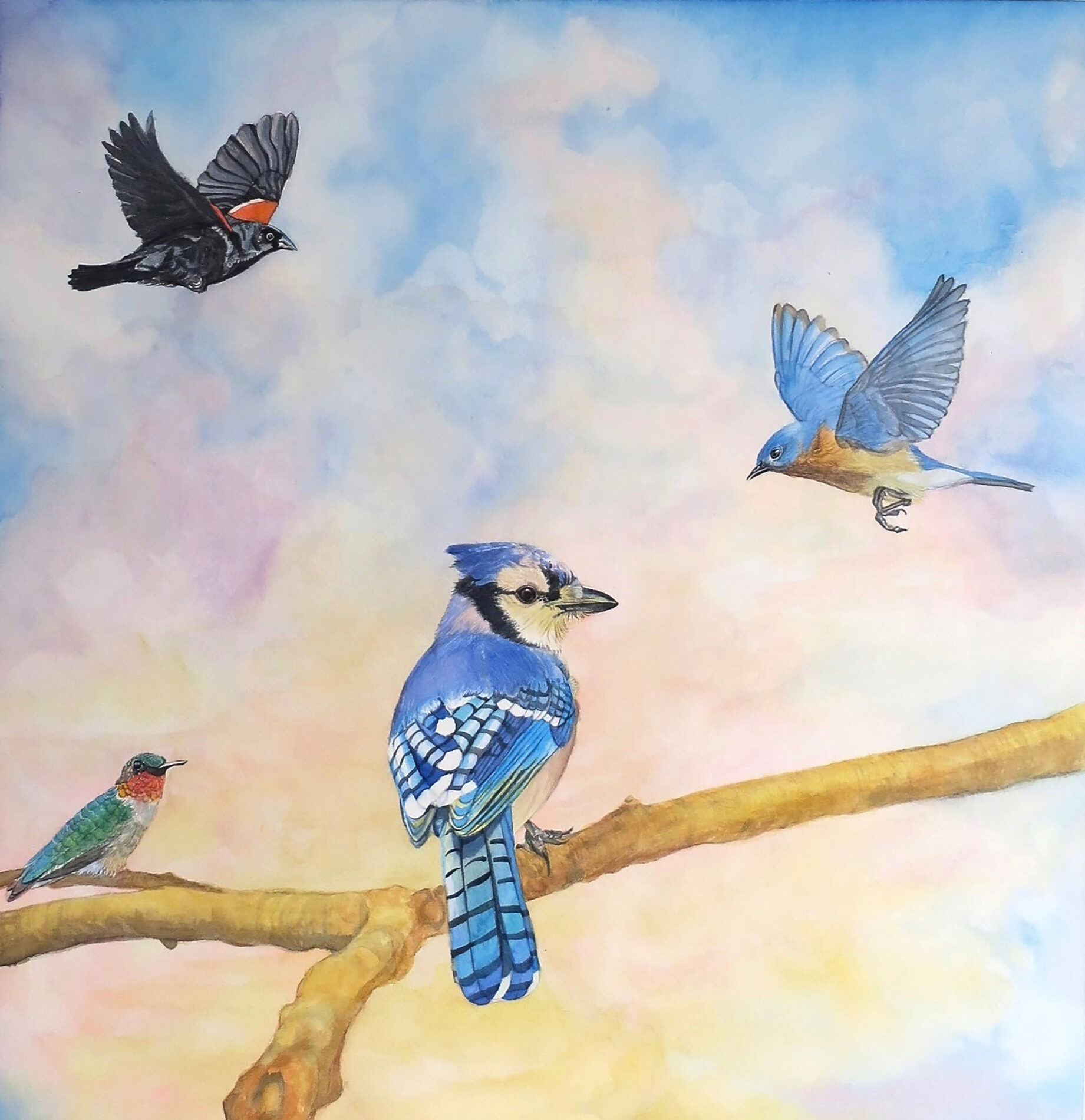 Aki Kano [HON 2021] : Dreaming of birds, 2023. | Salmagundi Club