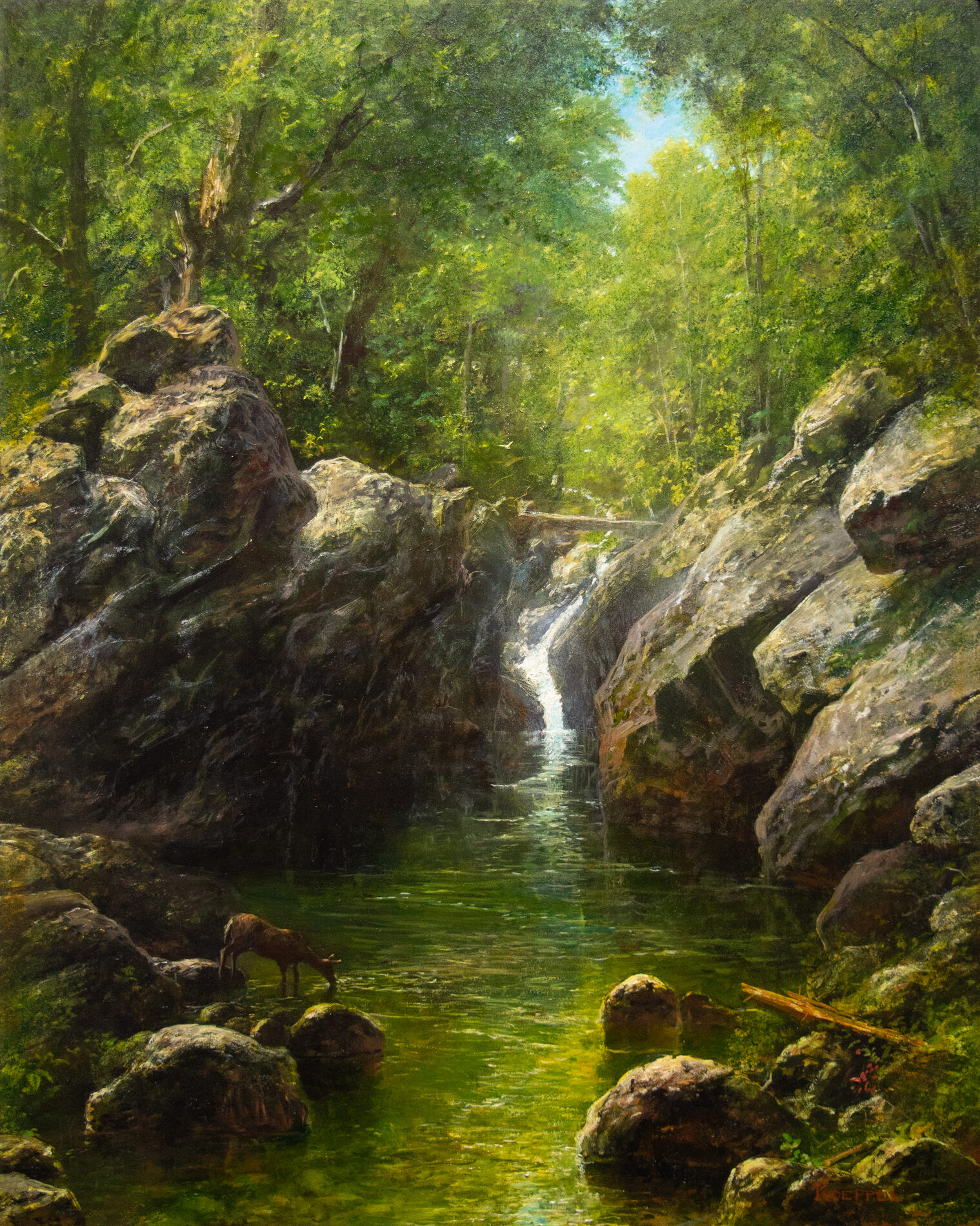 Erik Koeppel [NRA 2021] : Summer at Emerald Pool, 2023. | Salmagundi Club