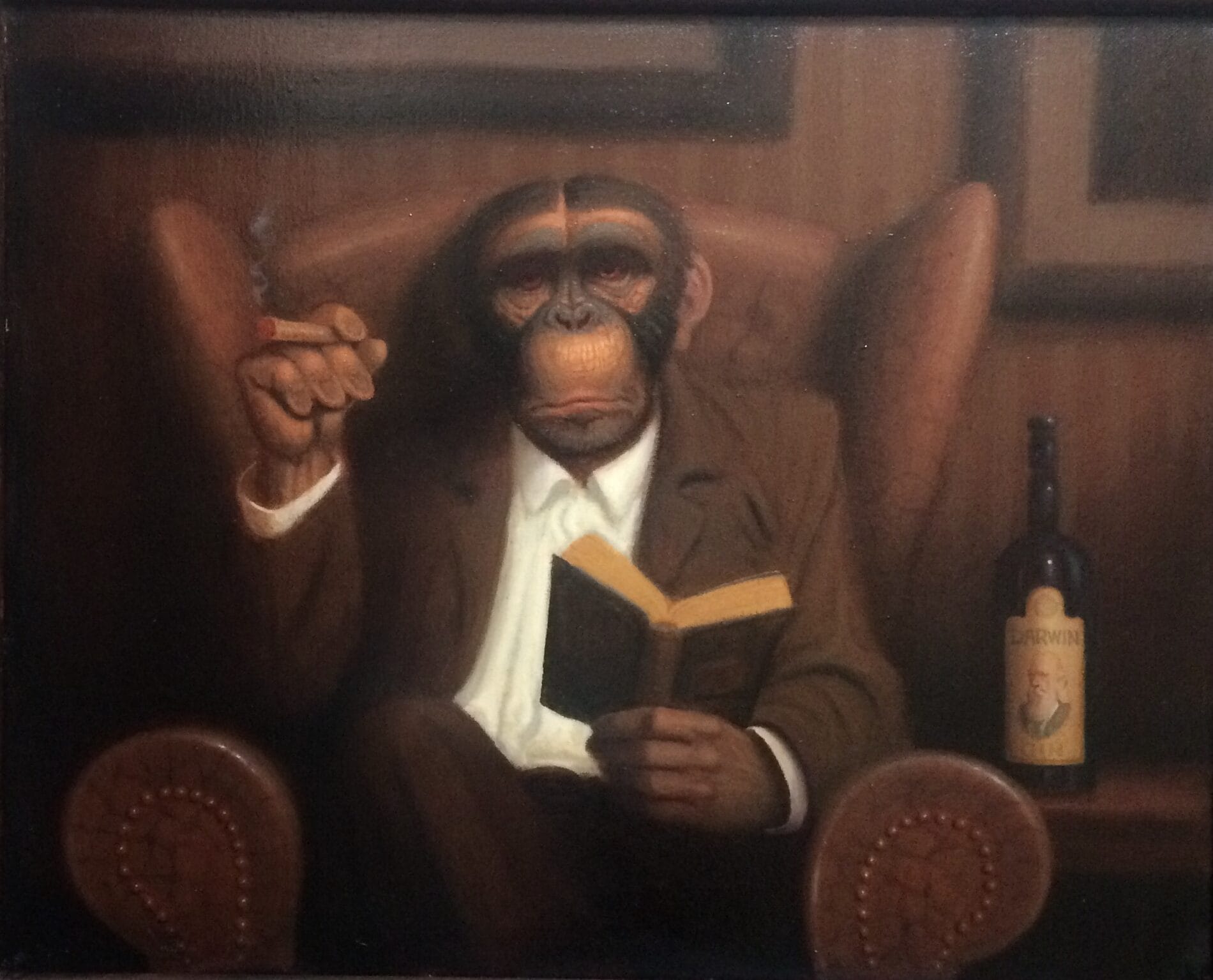 Richard Paul Lithgow [NRA 1997] : Darwin gin, 2023. | Salmagundi Club