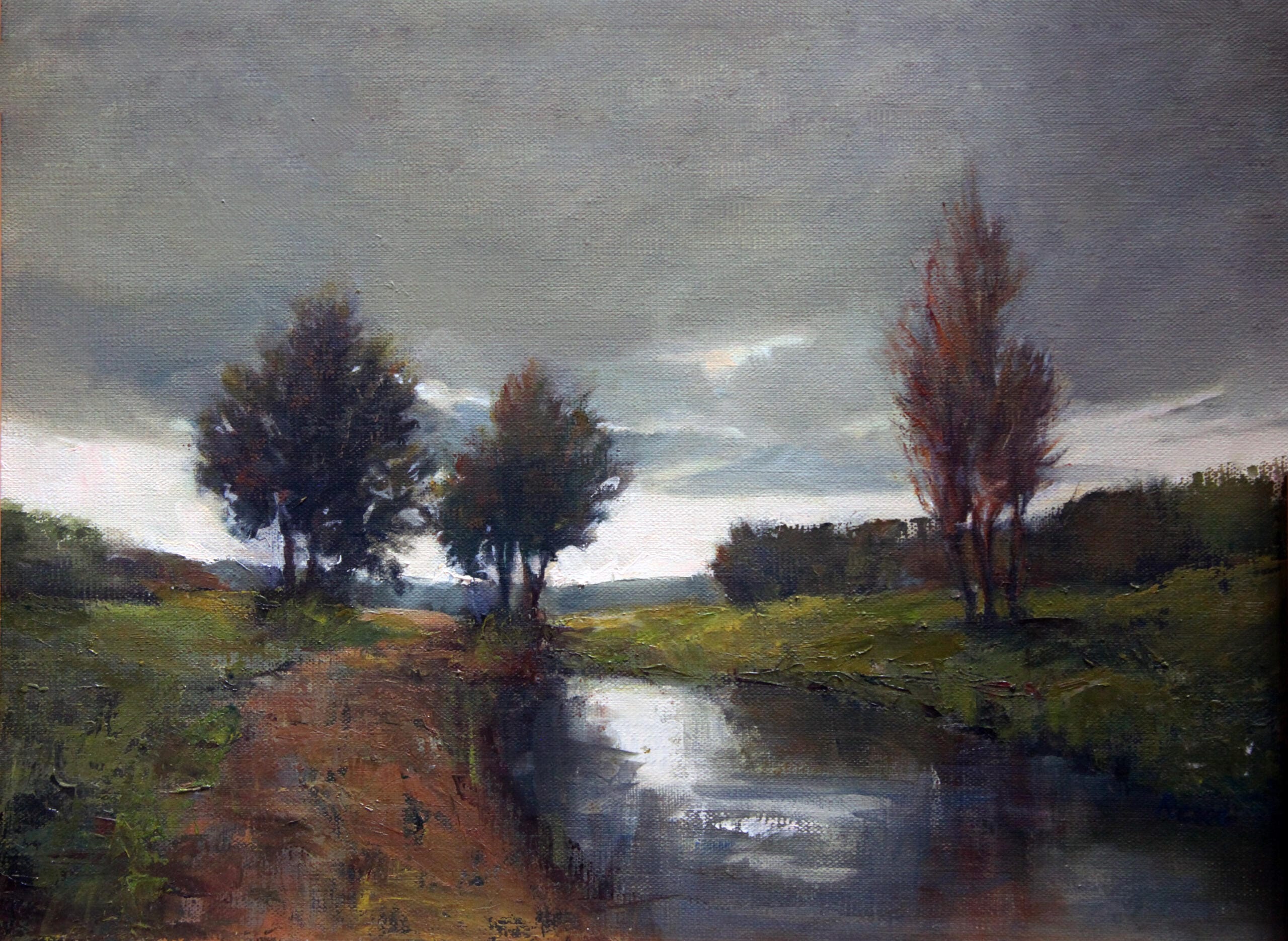 S Pamela Reese [NRA 2008] : Autumn clearing, 2023. | Salmagundi Club