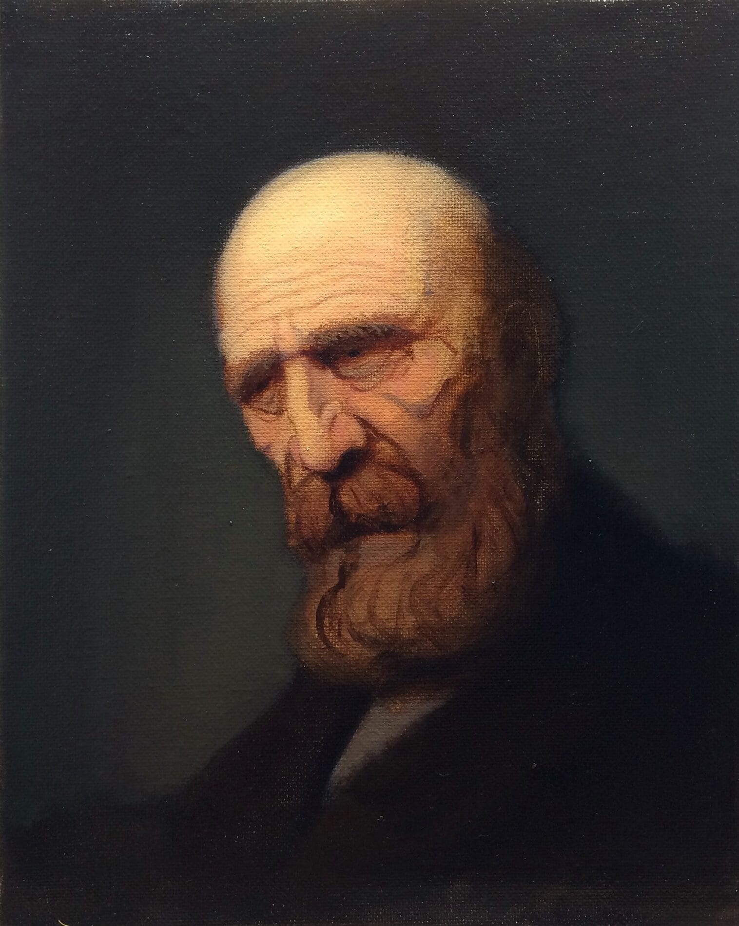 Richard Paul Lithgow [NRA 1997] : Ruminating, 2023. | Salmagundi Club