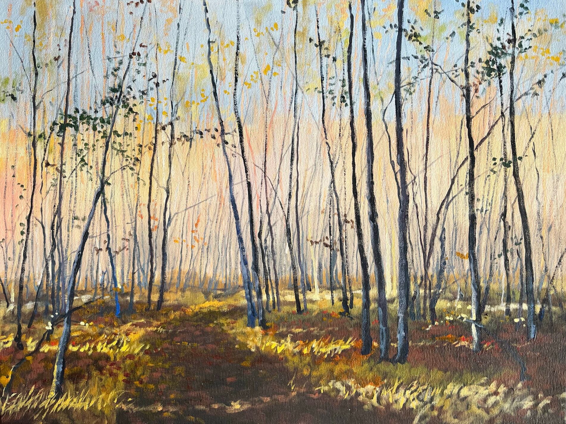 Robert Mansfield [NRA 2021] : Bernardsville woods, 2023. | Salmagundi Club