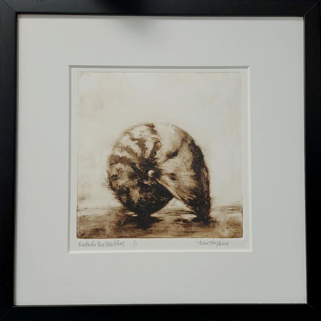 Julie Hopkins [NRA 2009] : Outside the nautilus, 2023. | Salmagundi Club