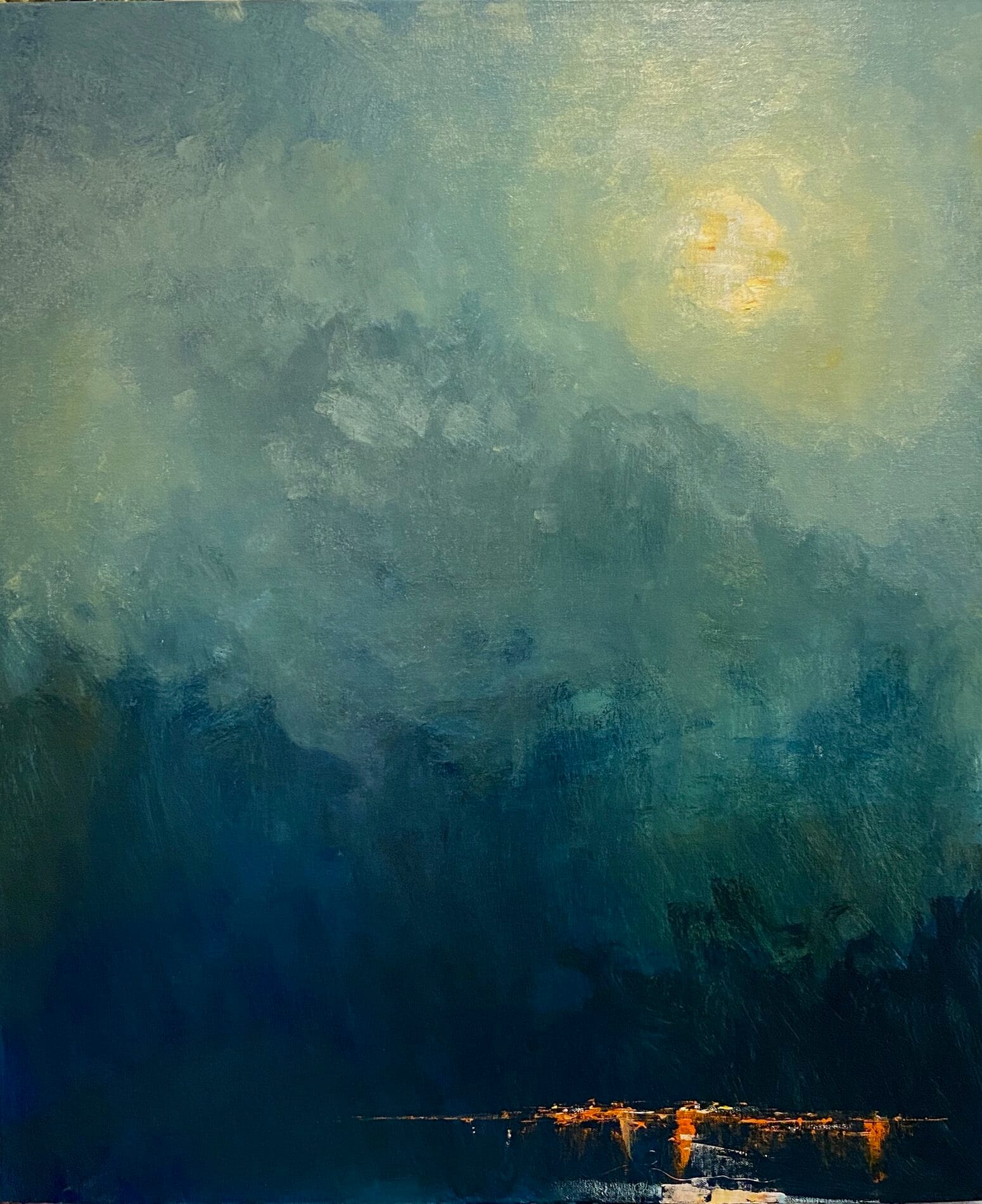 Anna J Wainright [RA 2016] : Alaskan night | Salmagundi Club