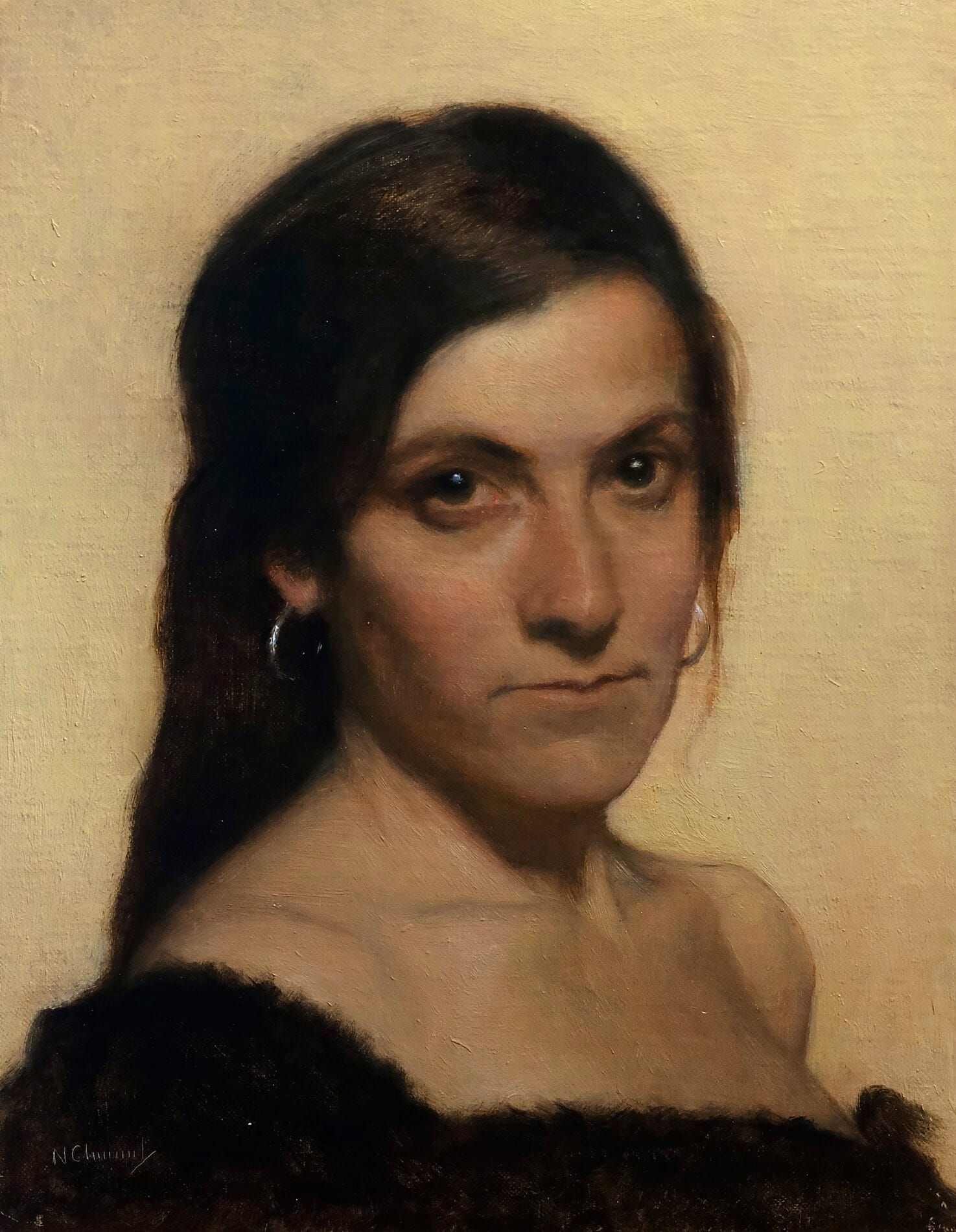 Nicholas Chaundy [NM] : The Sicilian Girl | Salmagundi Club