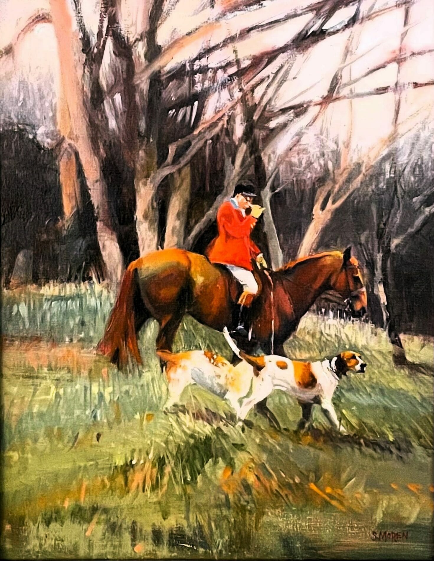 Sally Ann Moren [NRA 2023] : The Red Fieldhunter | Salmagundi Club