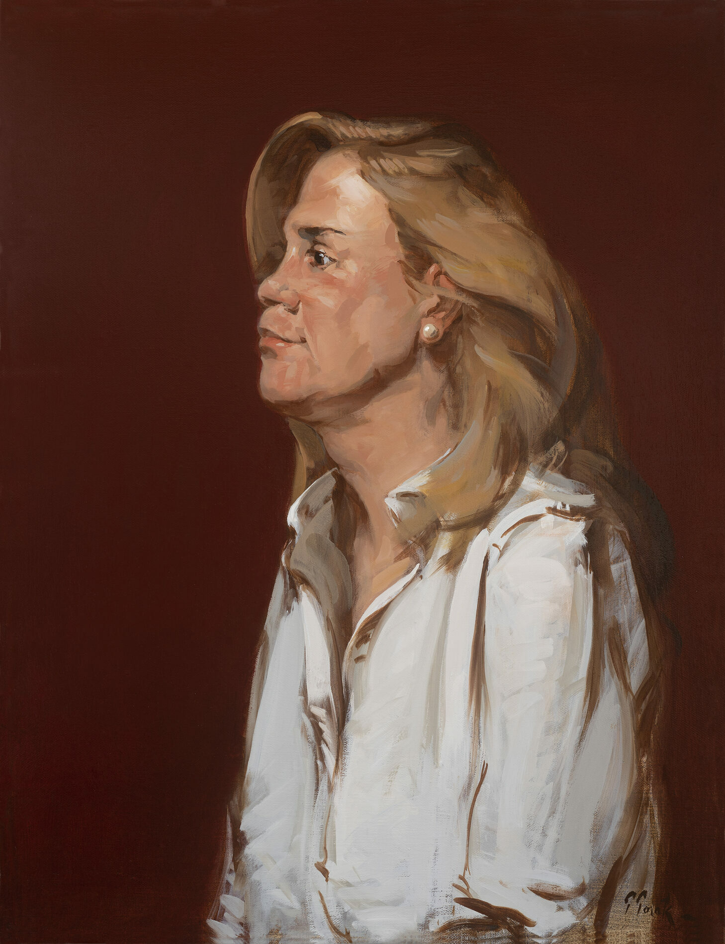 Thomas Torak [NRA 1991] : Woman with a Pearl | Salmagundi Club